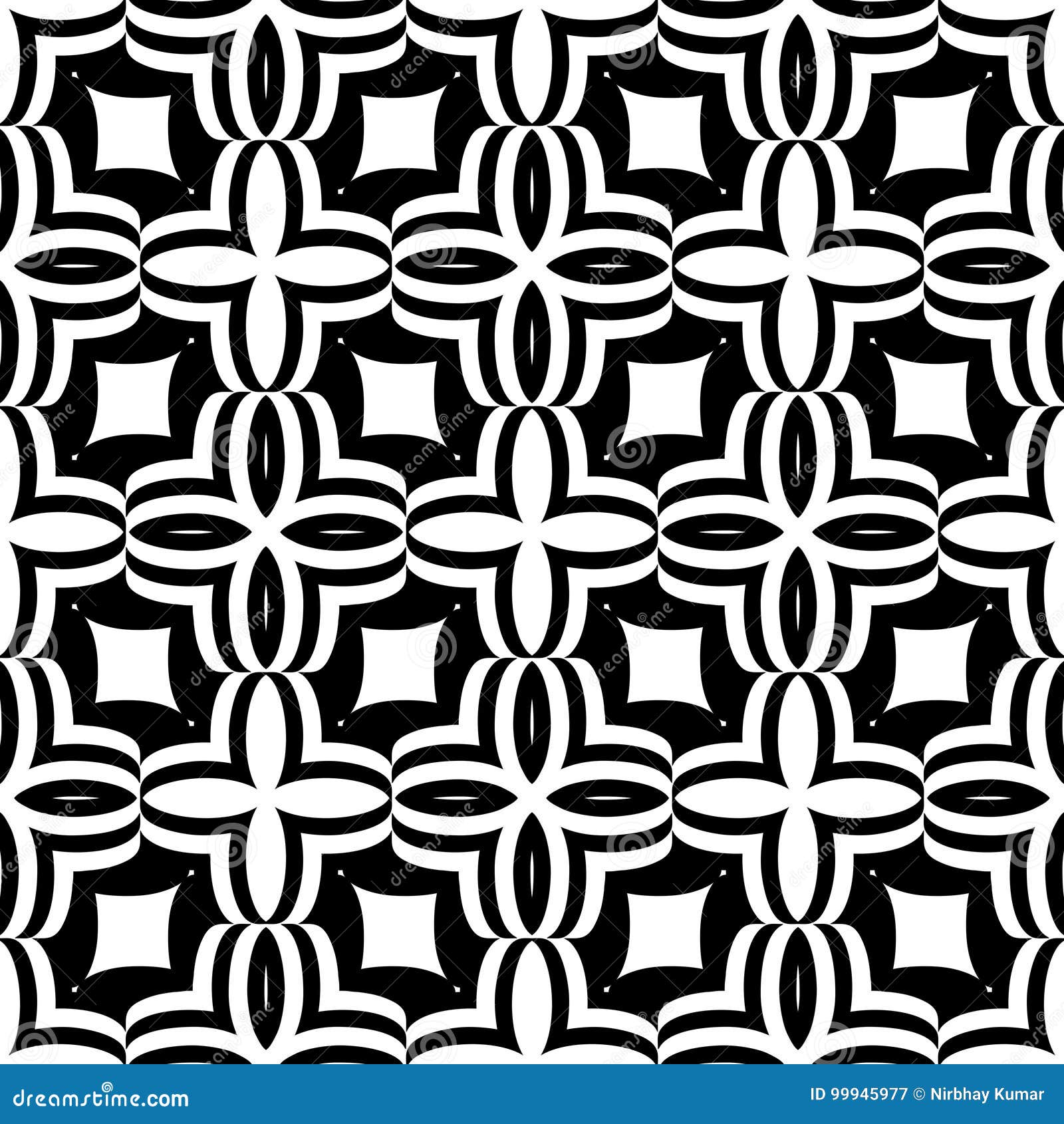Vector BLACK WHITE PATTERN DESIGN SEAMLESS Stock Vector - Illustration ...