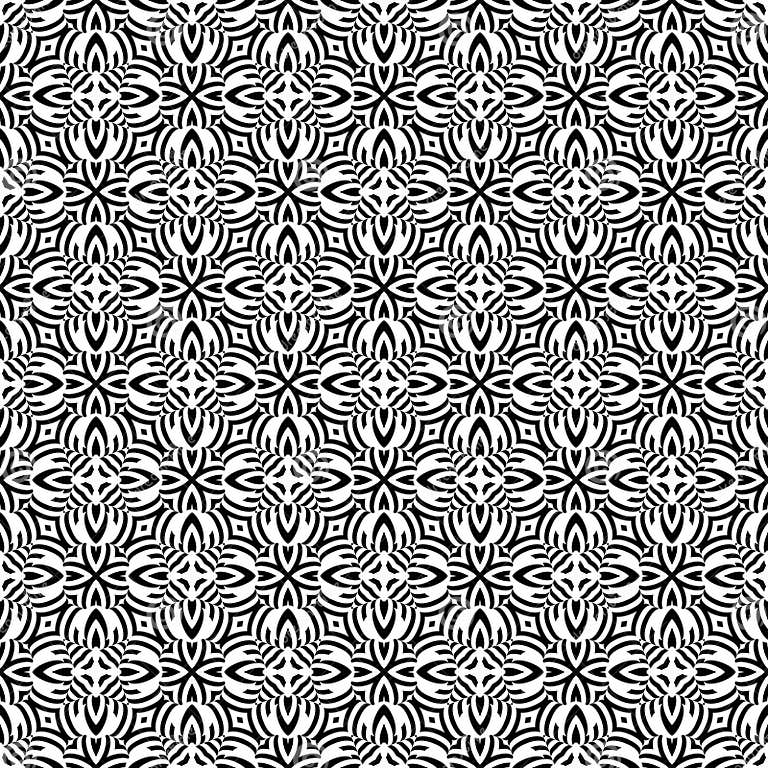Vector BLACK WHITE PATTERN DESIGN SEAMLESS Stock Vector - Illustration ...
