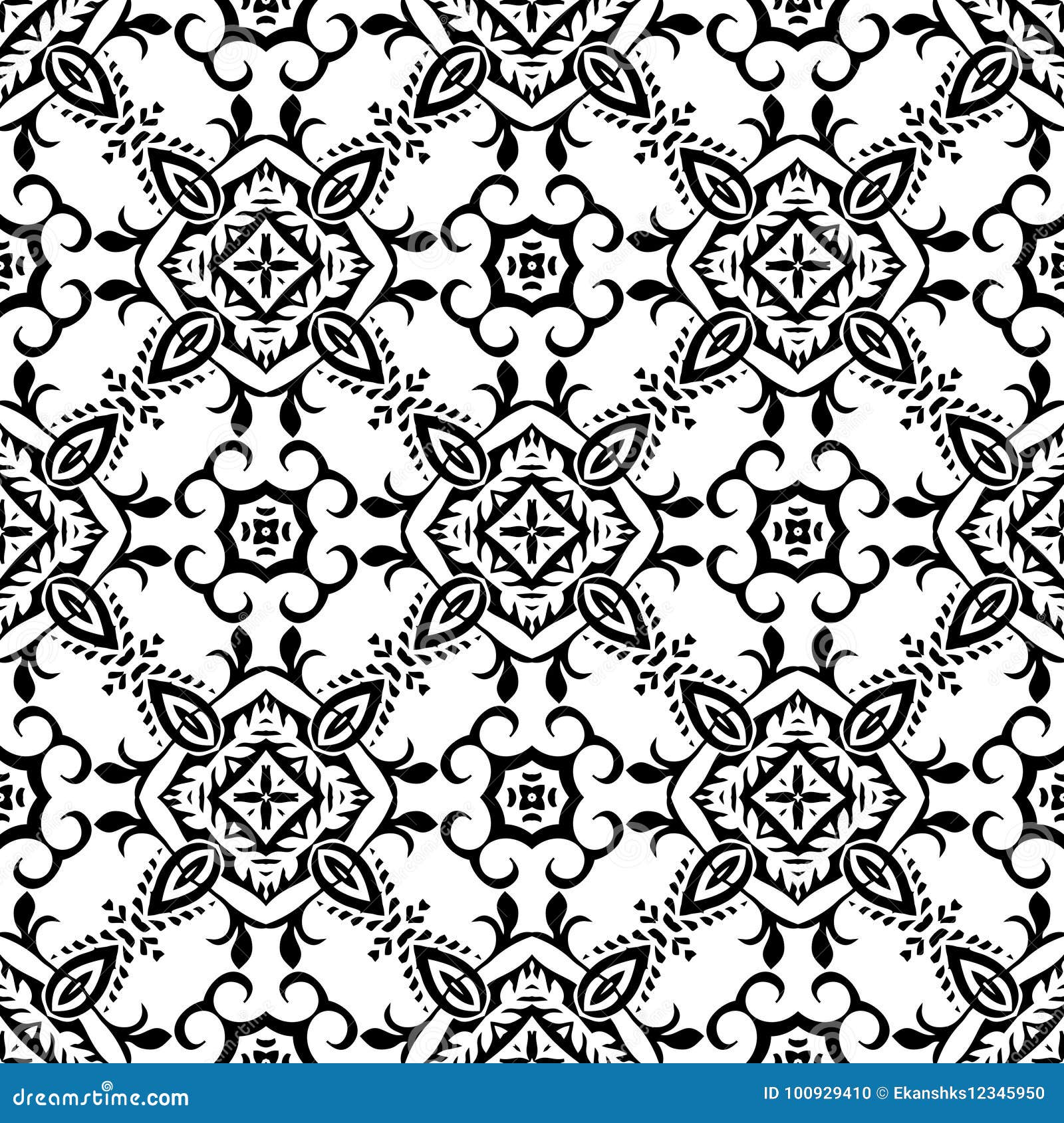 Vector BLACK and WHITE PATTERN DESIGN Stock Vector - Illustration of ...