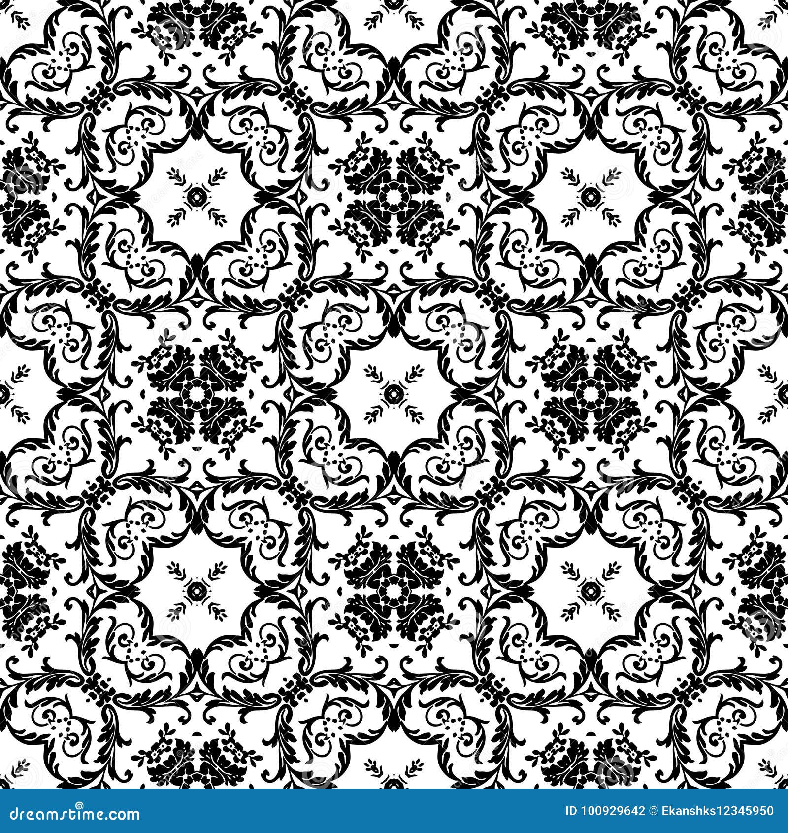 Vector BLACK and WHITE PATTERN DESIGN Stock Vector - Illustration of ...