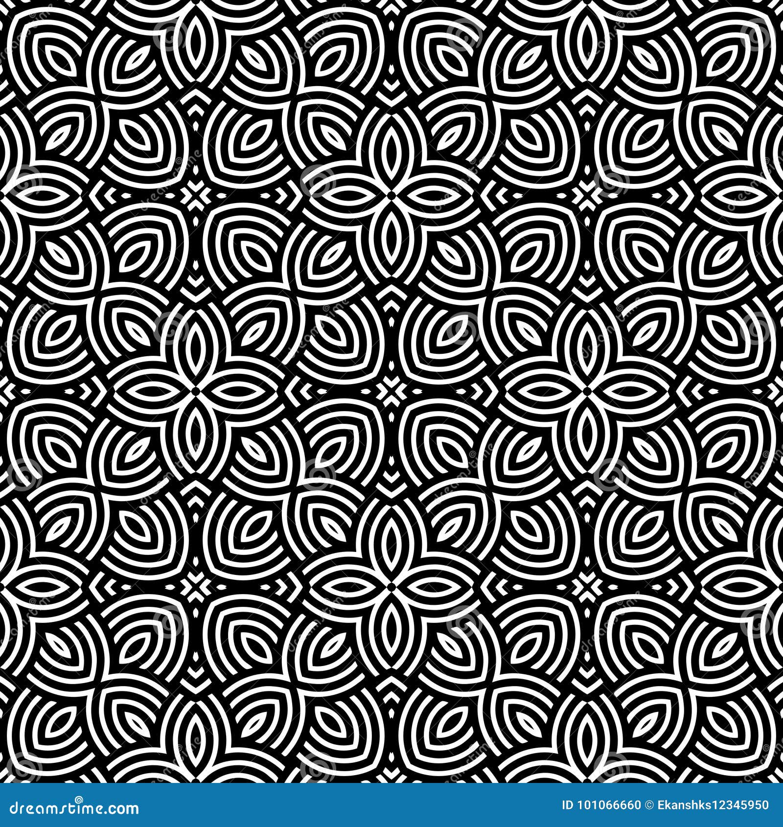 Vector BLACK AND WHITE PATTERN DESIGN Stock Vector - Illustration of ...