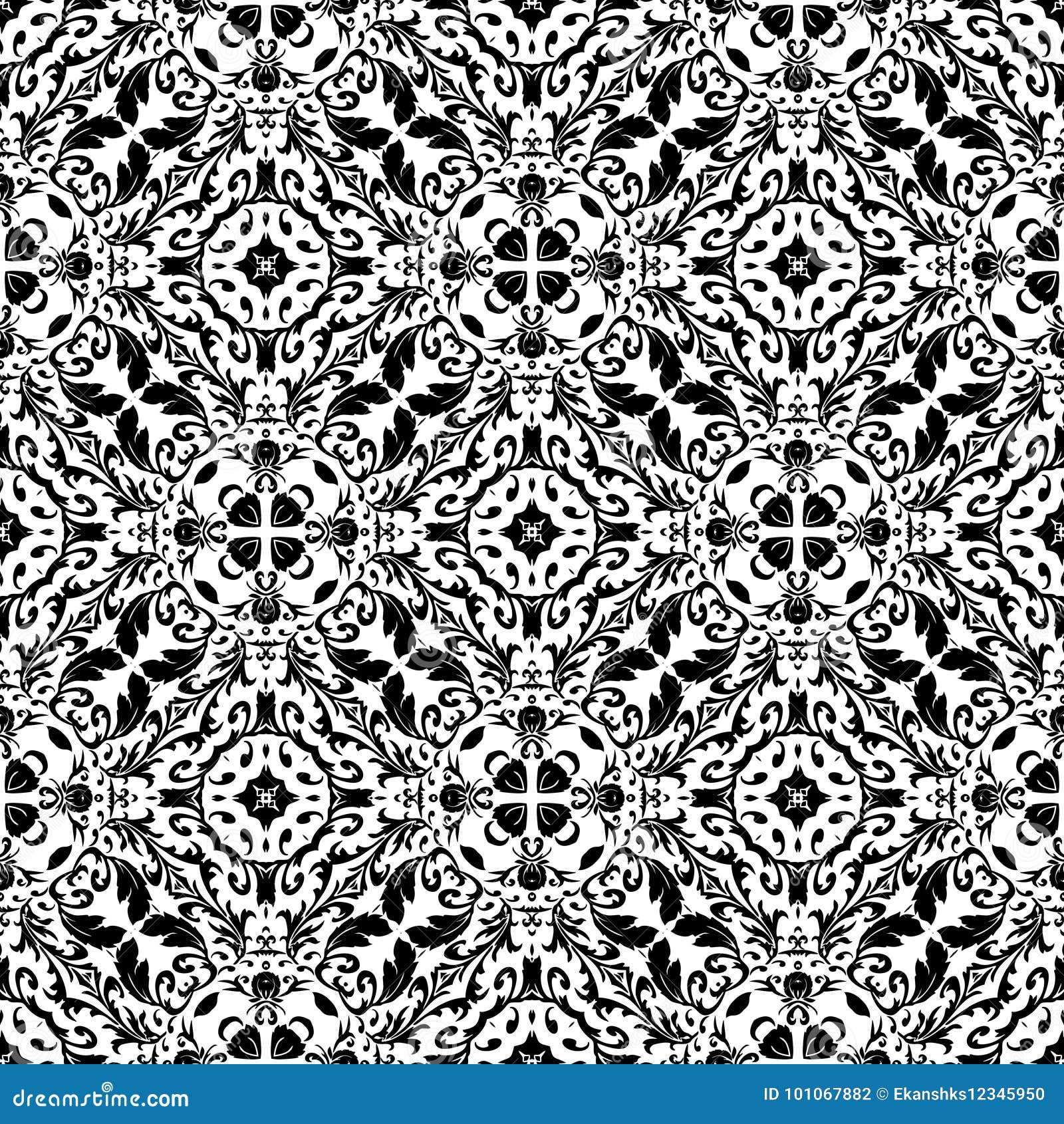 Vector BLACK and WHITE PATTERN DESIGN Stock Vector - Illustration of ...