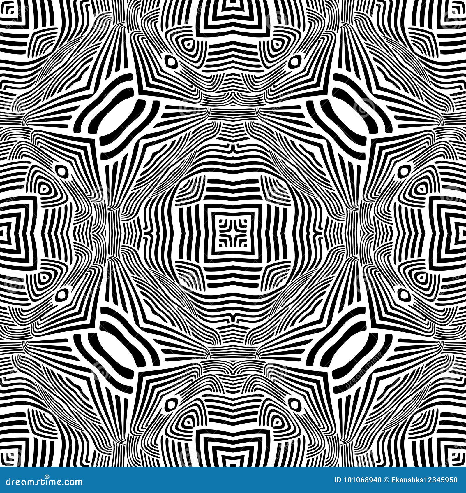 Vector BLACK and WHITE PATTERN DESIGN Stock Vector - Illustration of ...