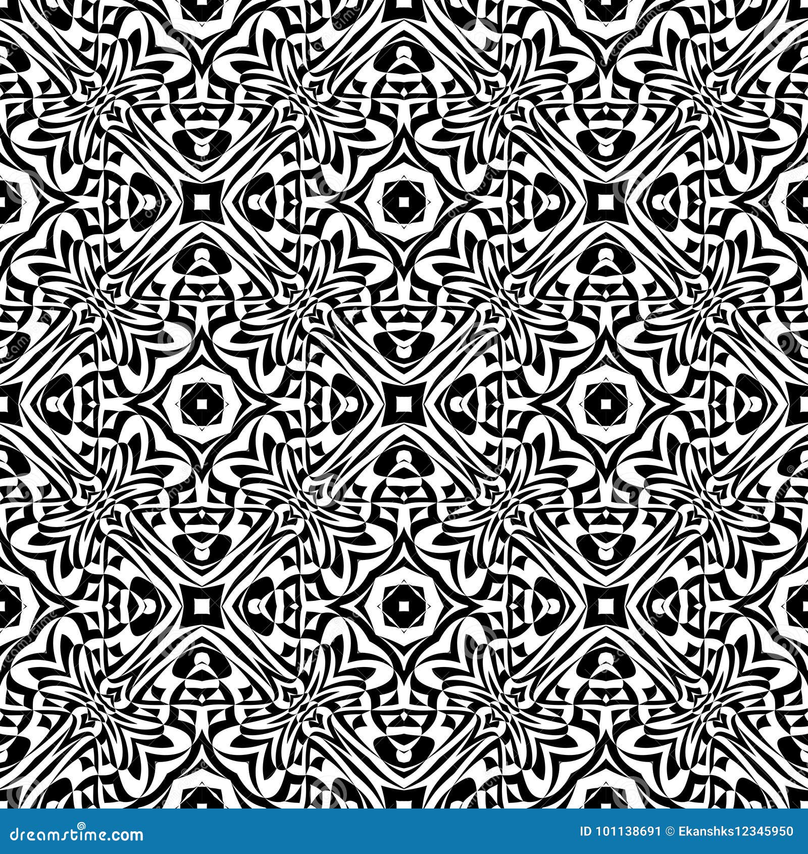 Vector BLACK and WHITE PATTERN DESIGN Stock Vector - Illustration of ...