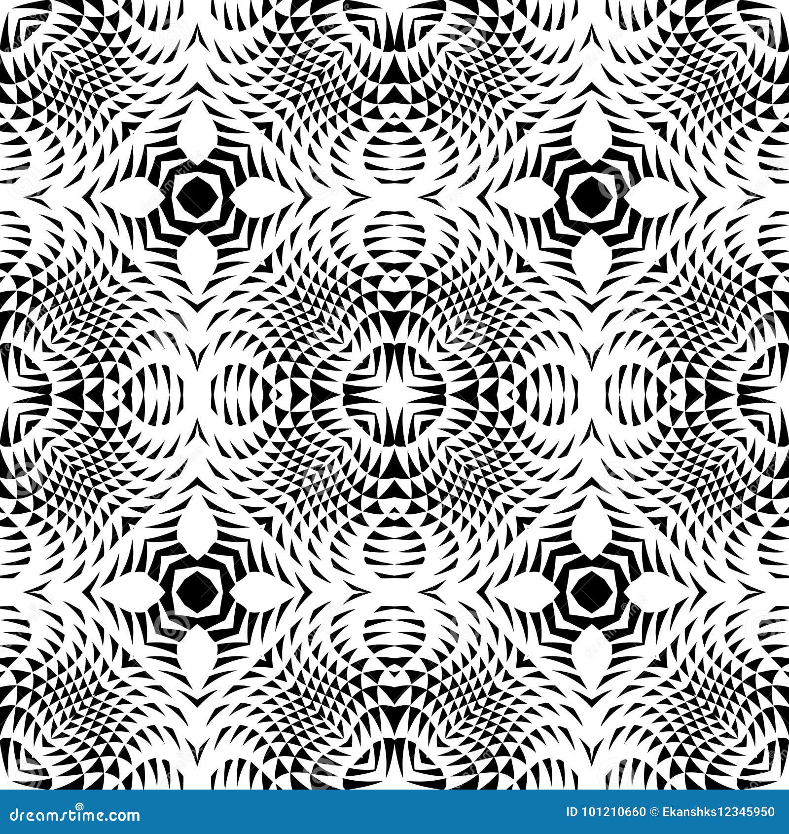 Vector BLACK AND WHITE PATTERN DESIGN Stock Vector - Illustration of ...
