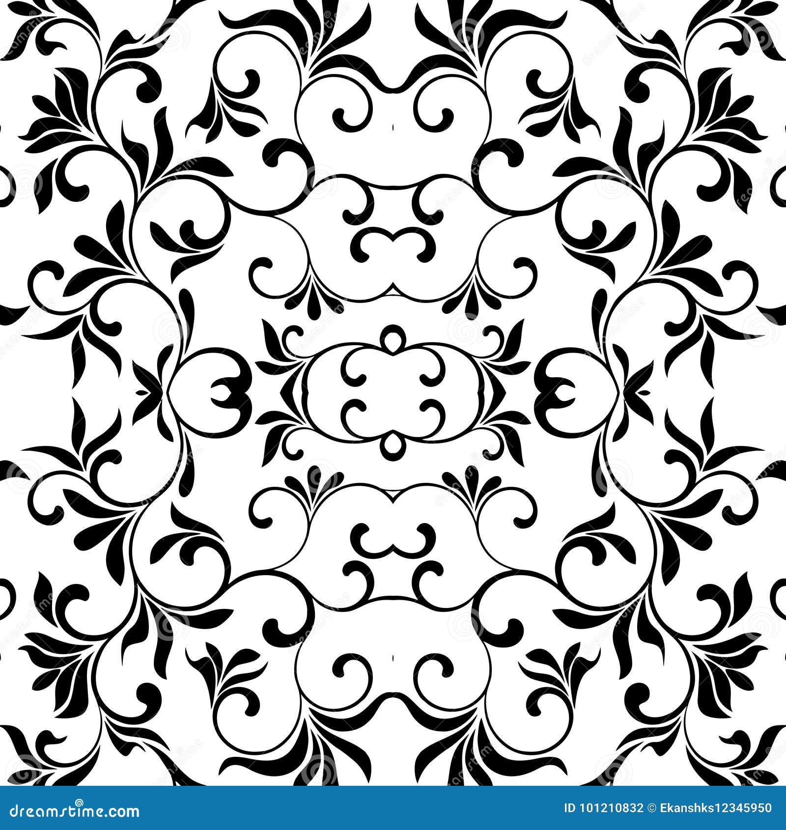 Vector BLACK AND WHITE PATTERN DESIGN Stock Vector - Illustration of ...