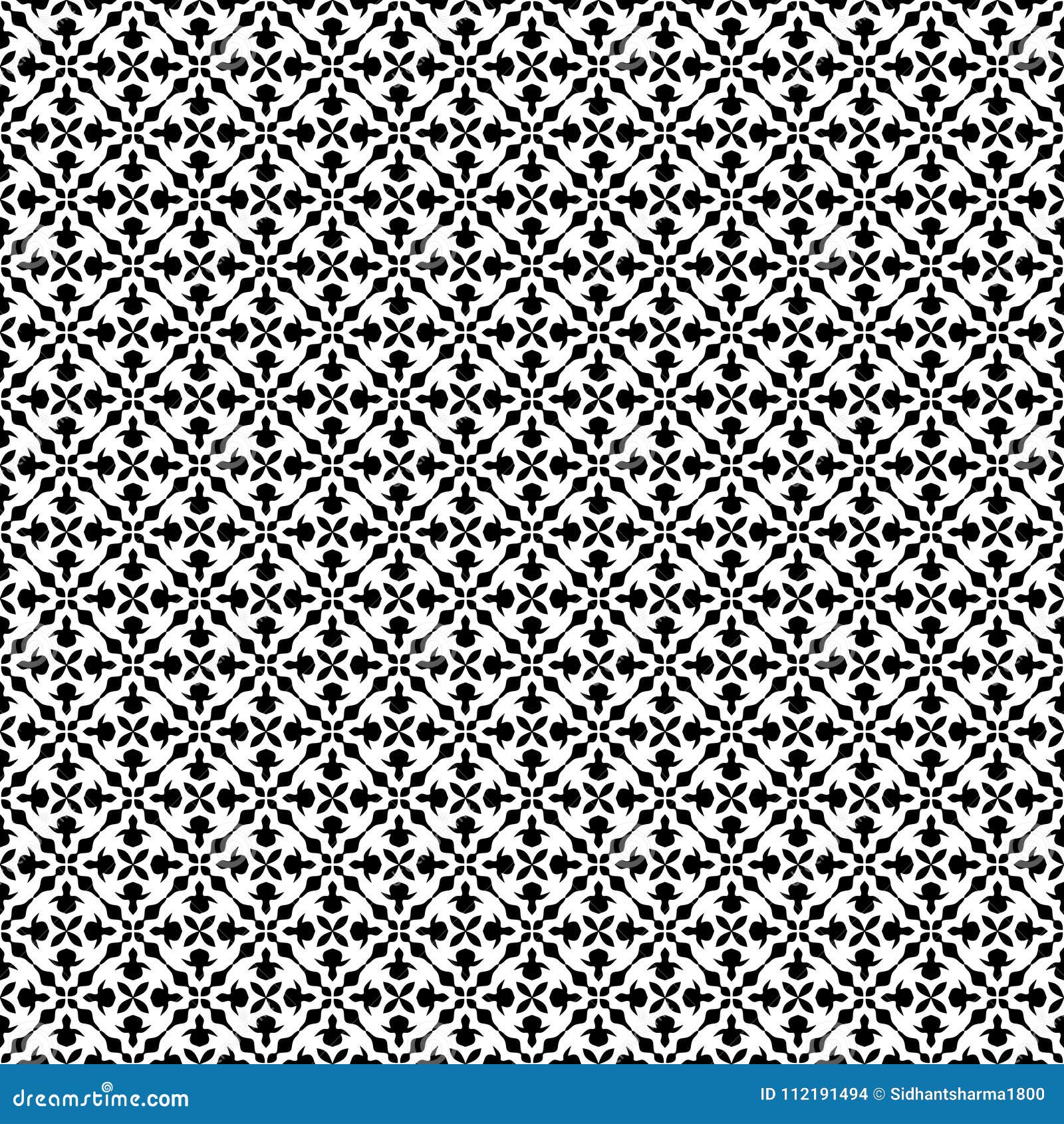 Vector Black White Repeat Designs Stock Vector - Illustration of ...