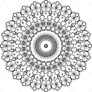 Vector Black and White Rounded Pattern Background, Vector Illustration ...