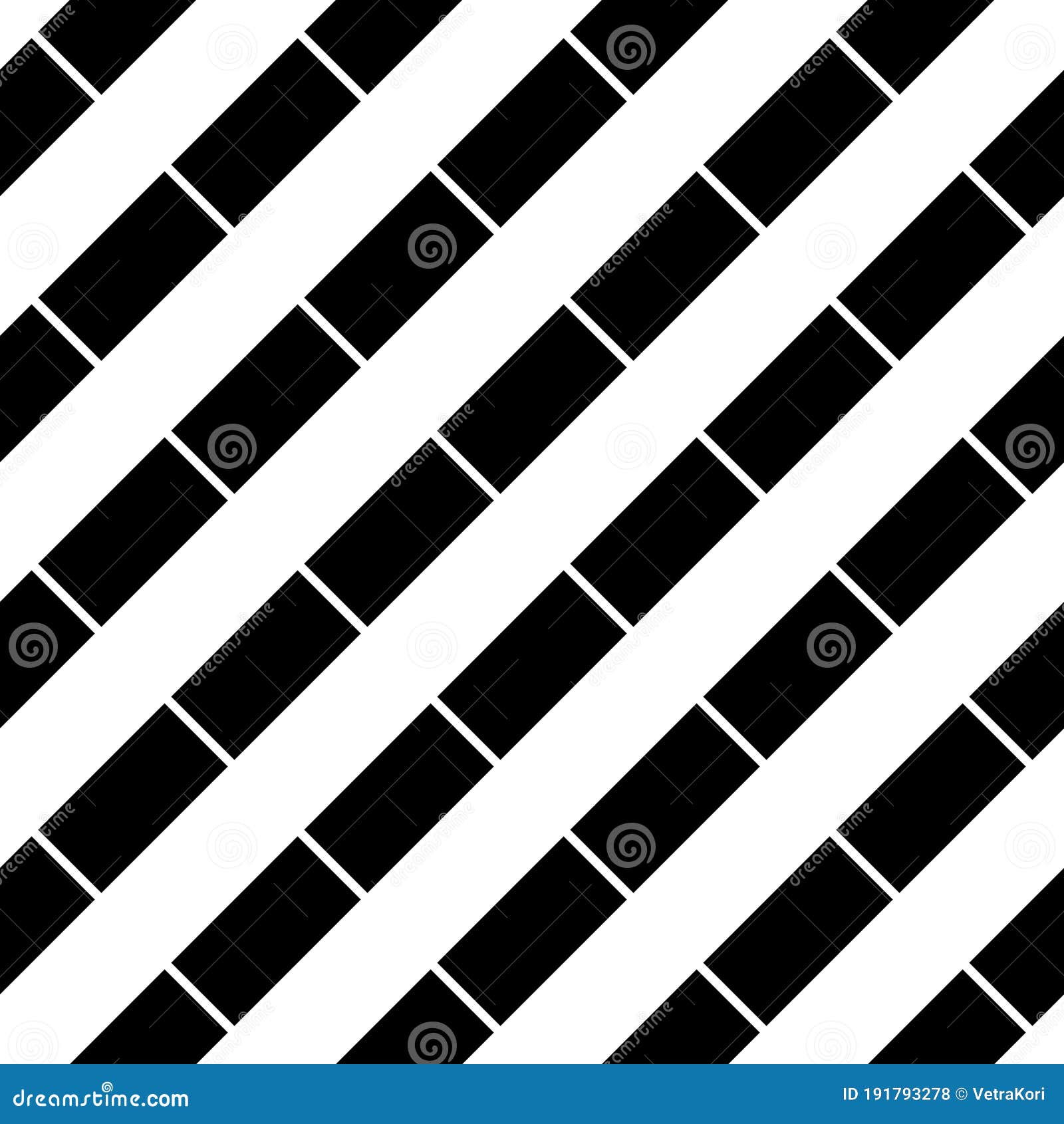 Vector Black White Seamless Pattern Stock Vector - Illustration of ...