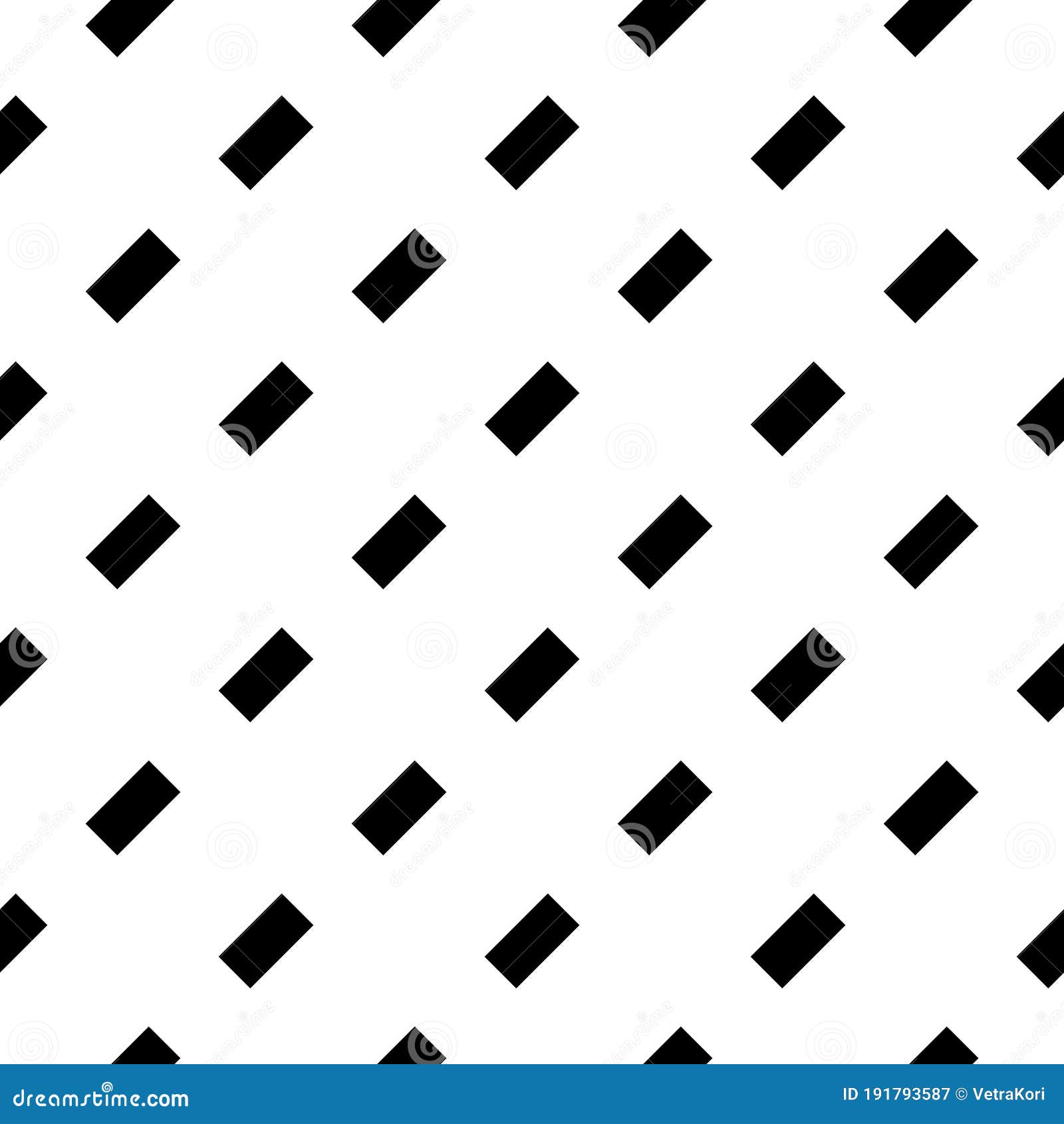 Vector Black White Seamless Pattern Stock Vector - Illustration of ...