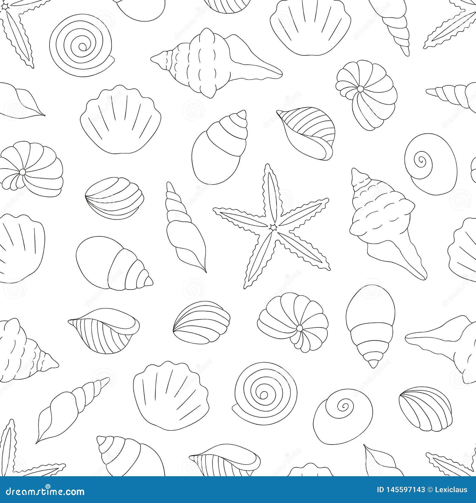 Seashell Template