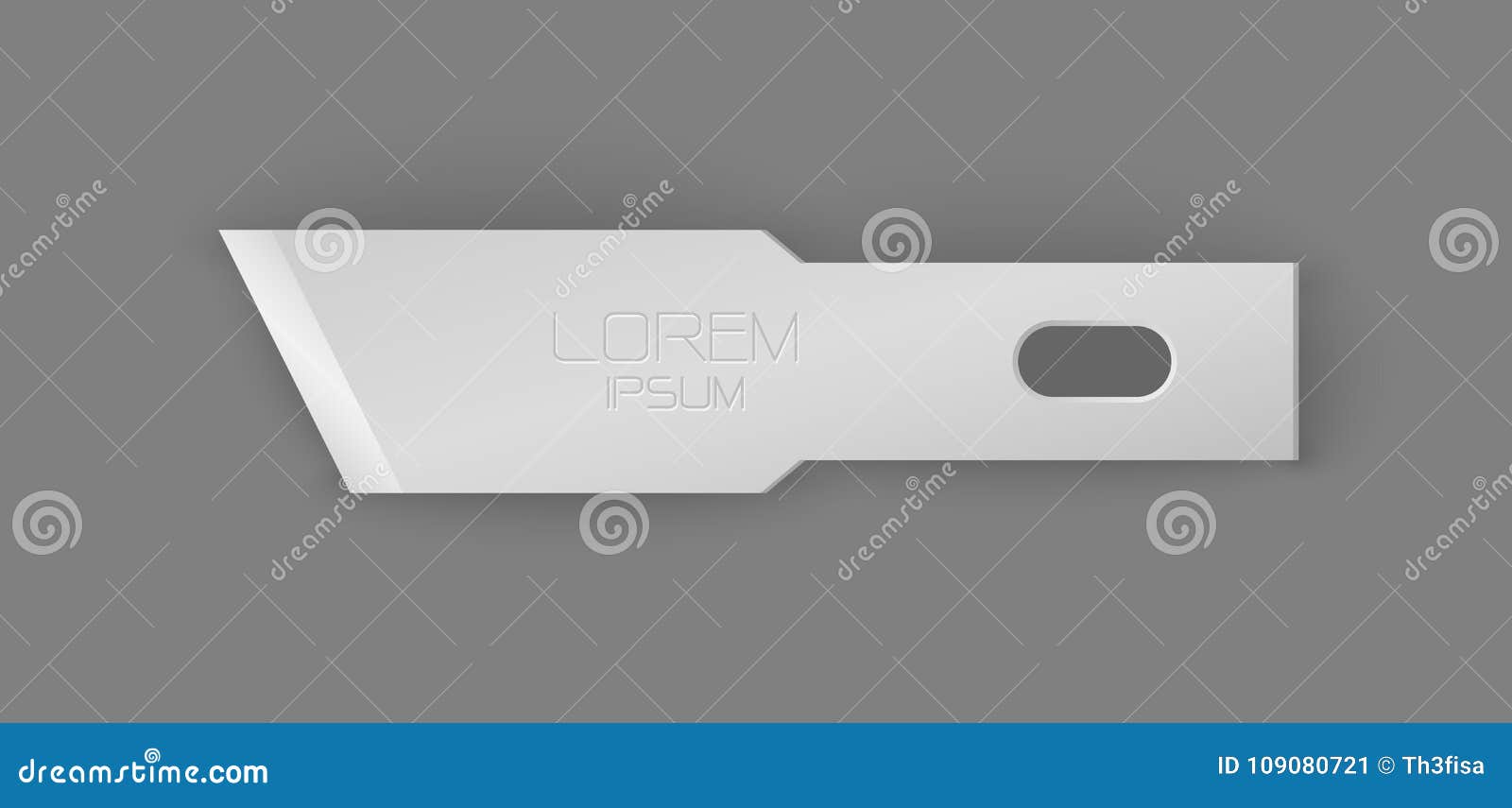 Vector blade to scalpel stock vector. Illustration of grey - 109080721