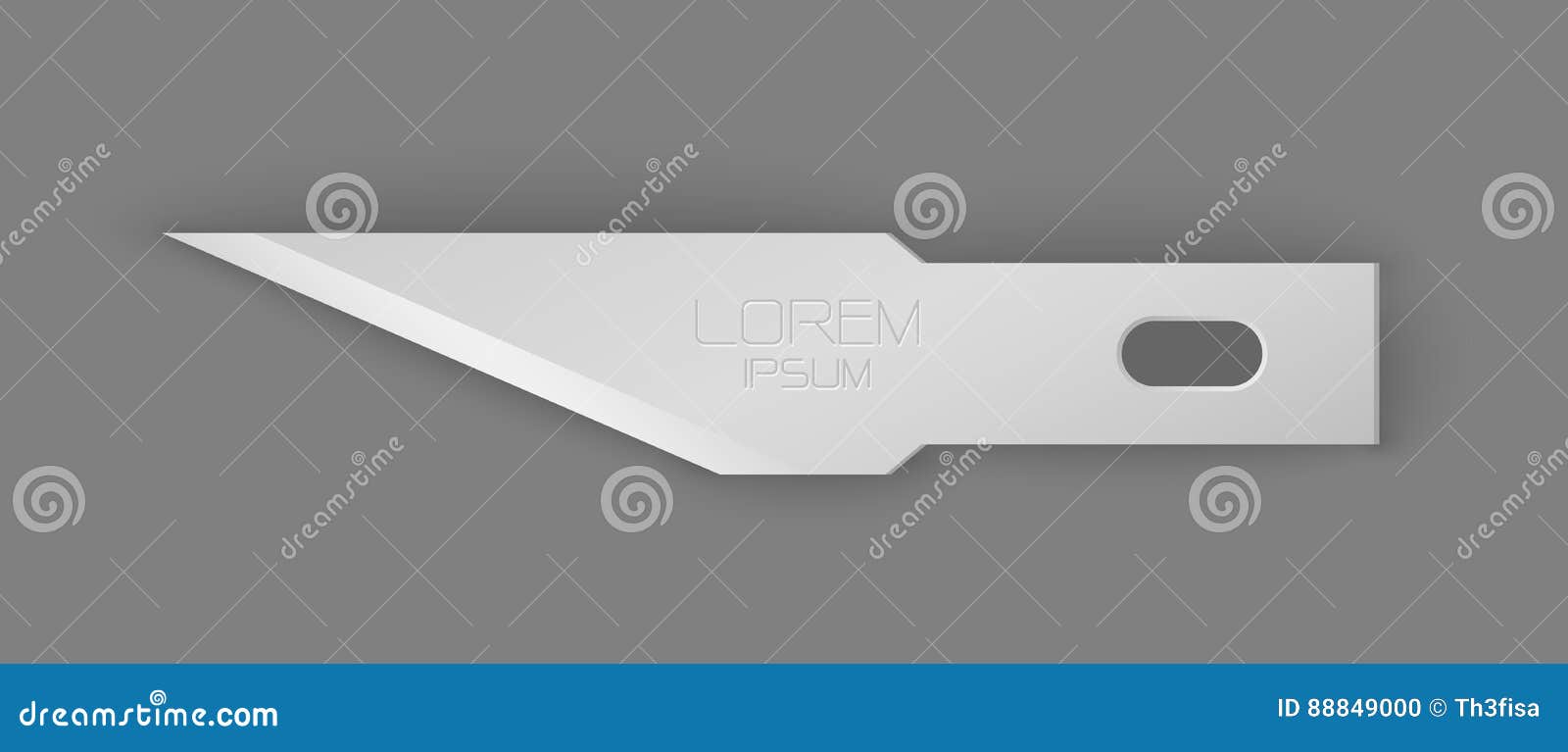 Vector blade to scalpel stock vector. Illustration of shiny - 88849000