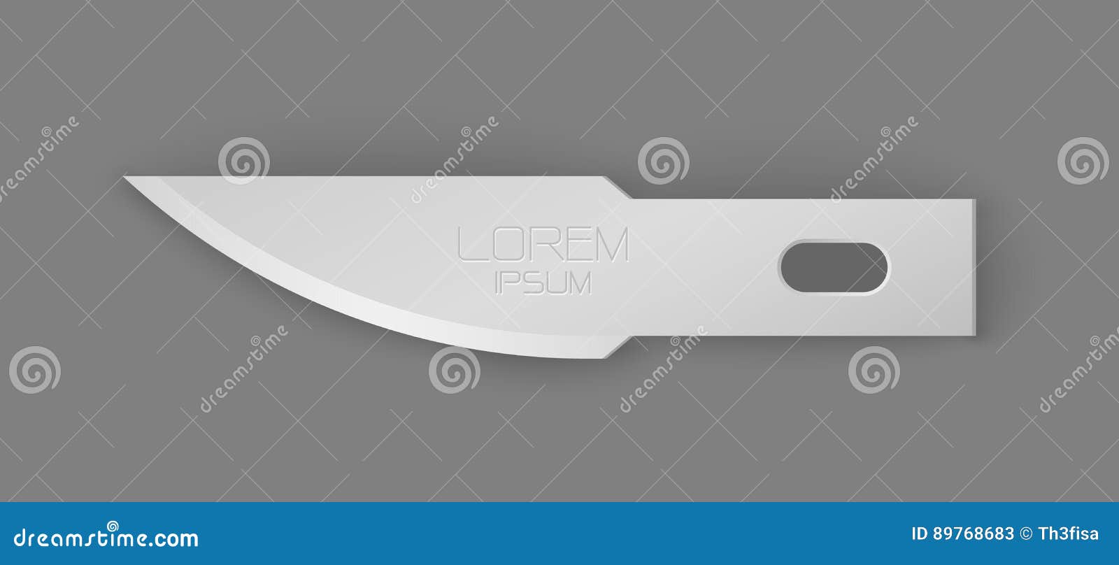 Vector blade to scalpel stock vector. Illustration of shaver - 89768683