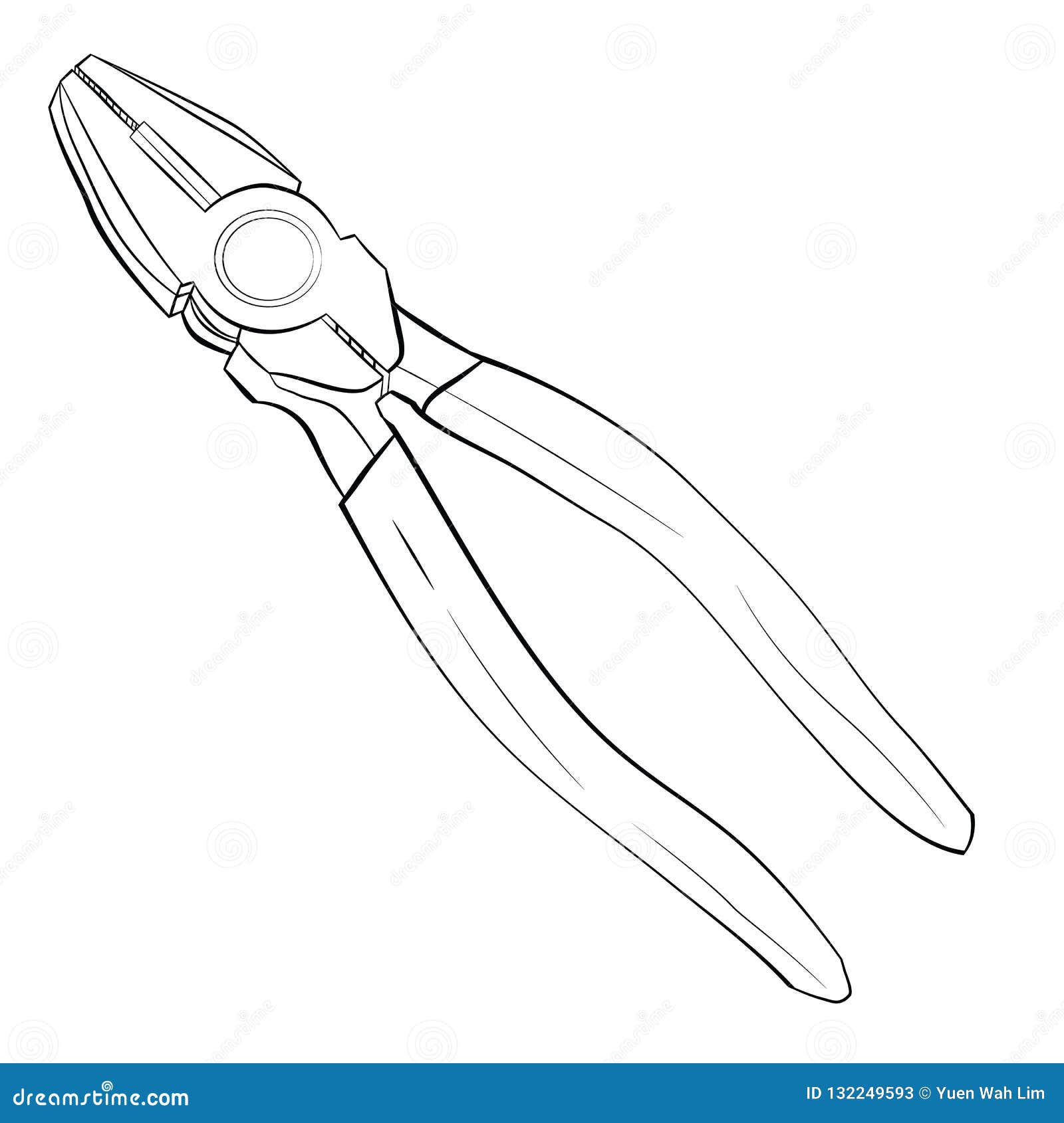 Vector Blanco Y Negro De Plyer Ilustración del Vector - Ilustración de ...