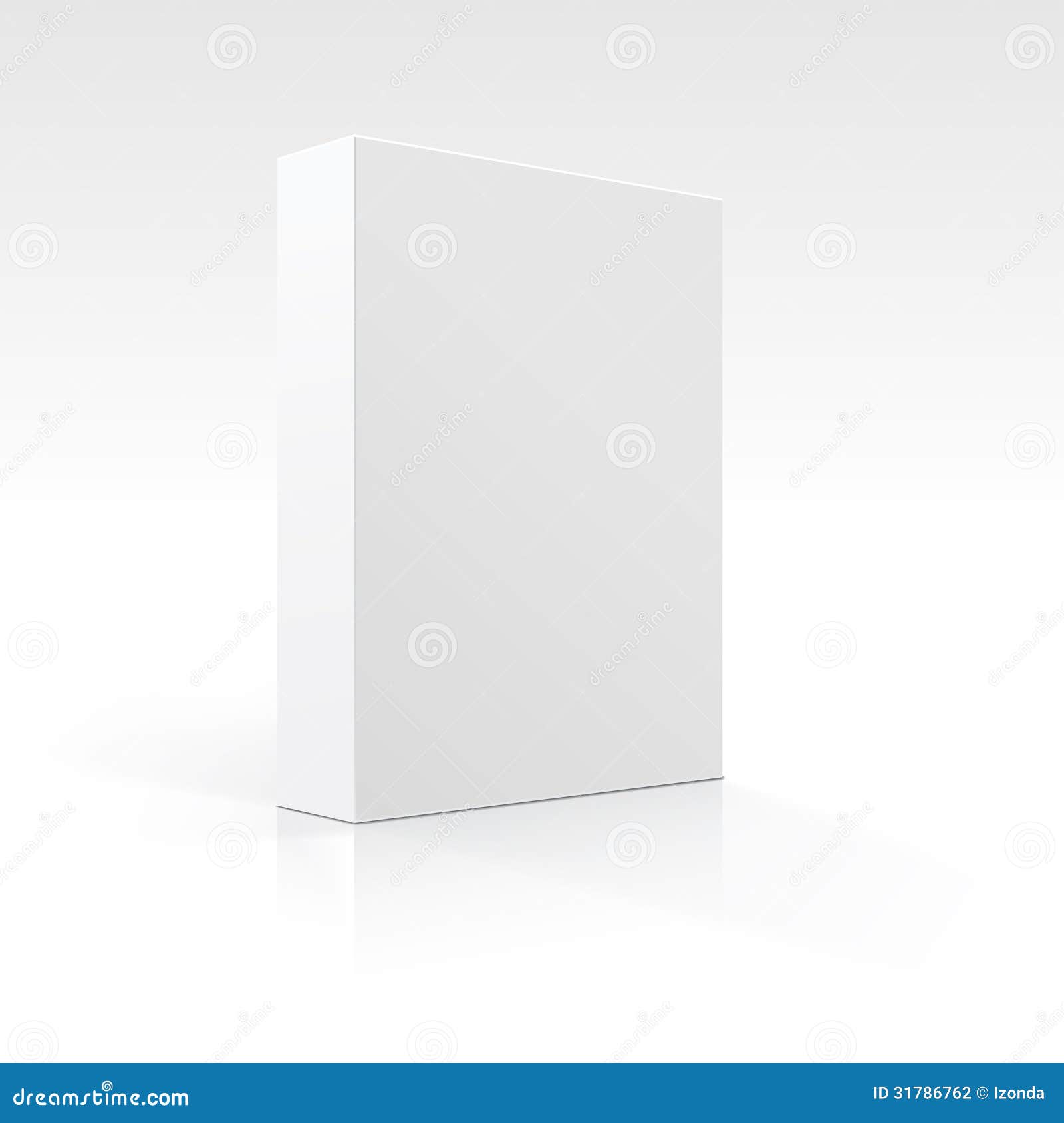 Vector Blank Box stock vector. Illustration of cardboard - 31786762