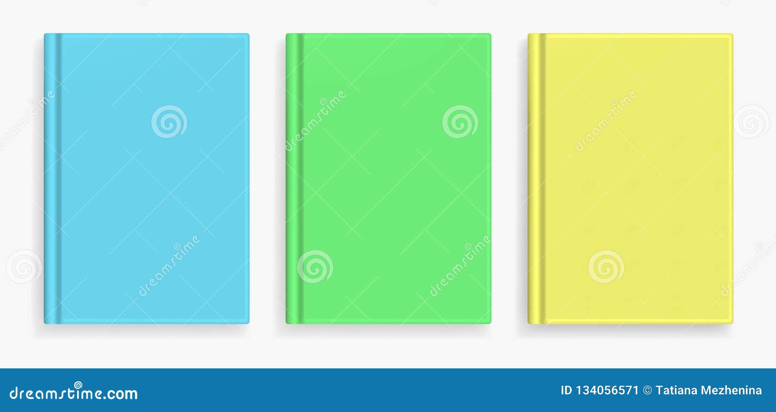 Realistic Red Book With Bookmark. Vector Illustration Isolated On ...