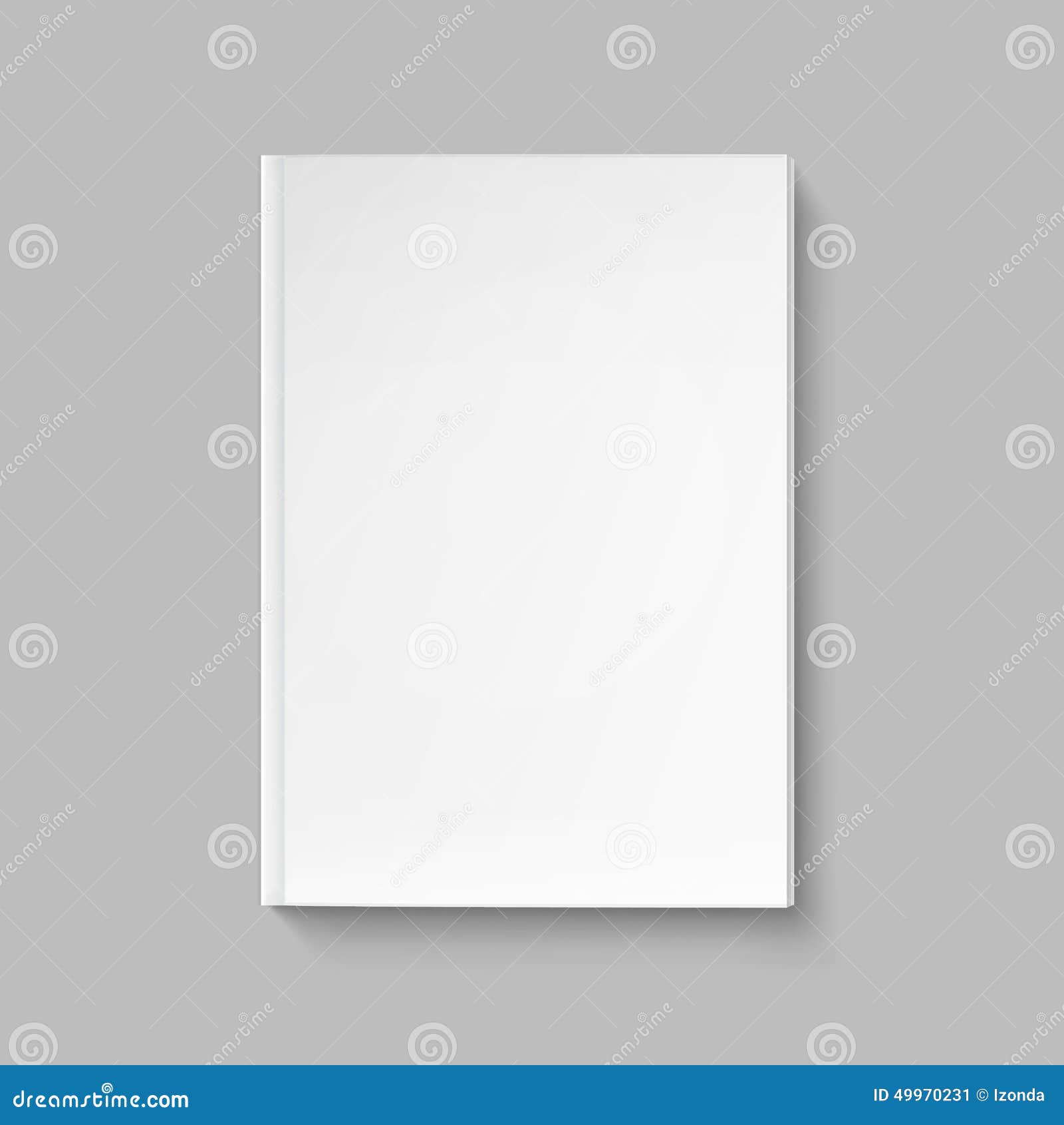 Vector Blank Cover for Book or Magazine Template Stock Vector ...