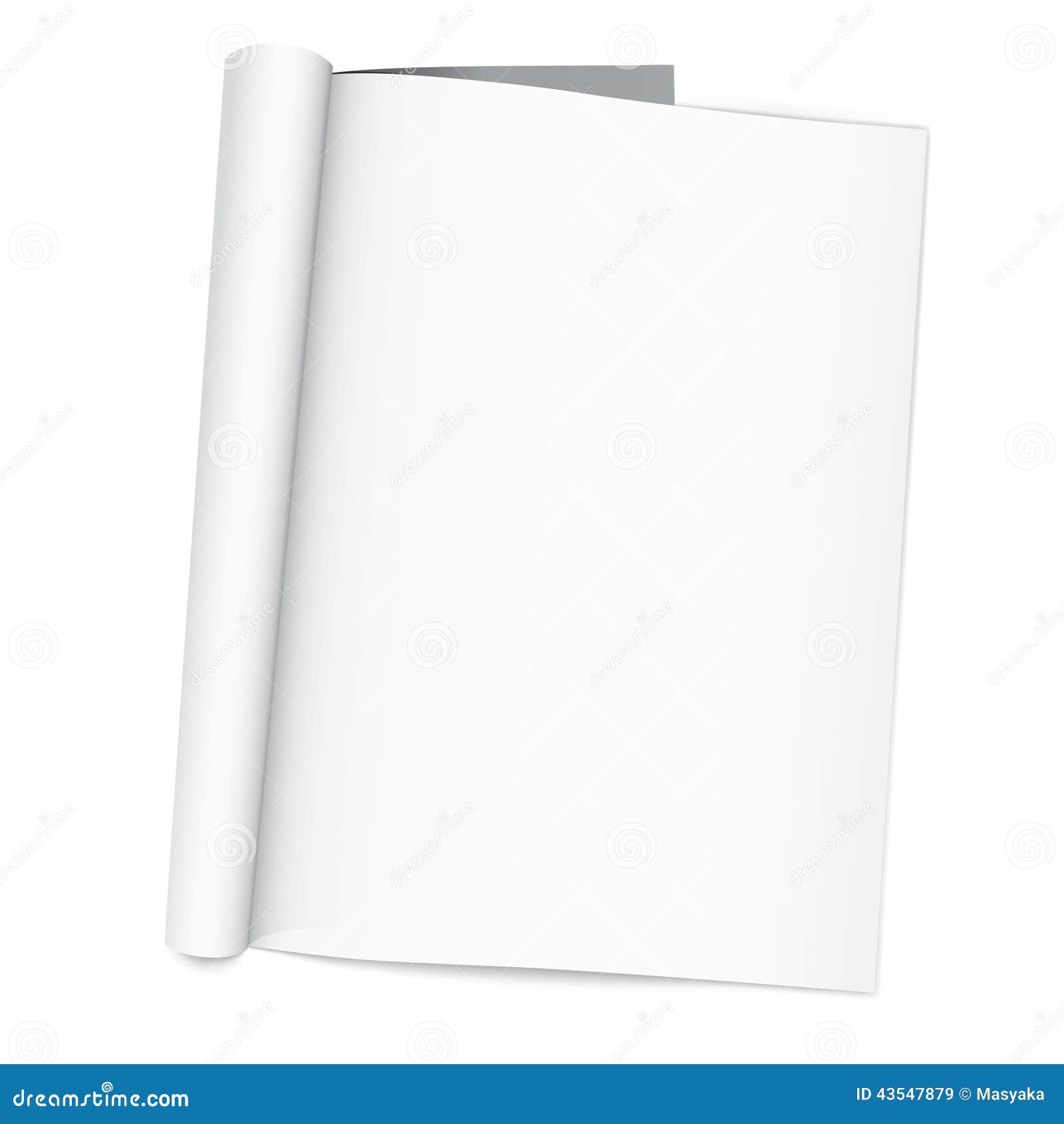 Magazine Blank Paper