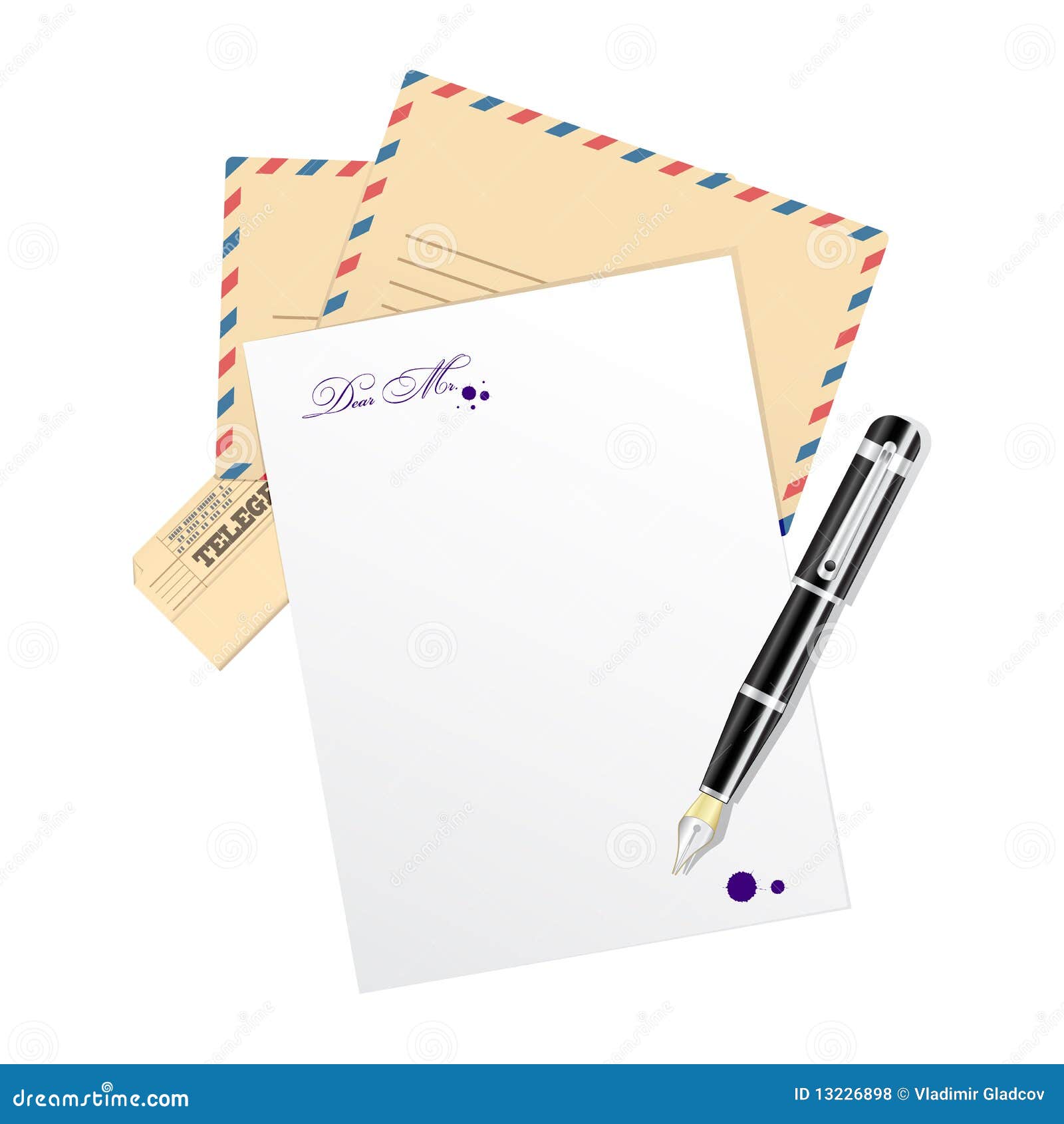 Vector Blank, Paper for Message. Stock Vector - Illustration of ideas ...