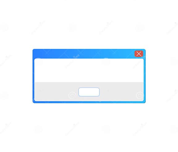 Vector Blank Retro Pop Up Window, Technology Background, Empty Frame ...