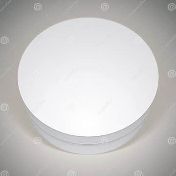 Vector Blank Round Box, Template for Your Package Design, Put Yo Stock ...