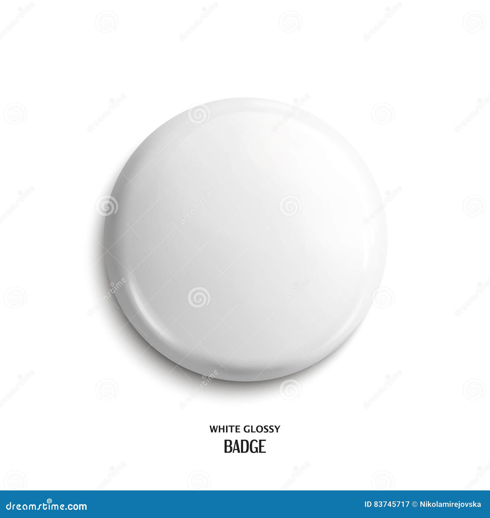 White Glossy Buttons With Gold Elements Set Isolated On Transparent ...