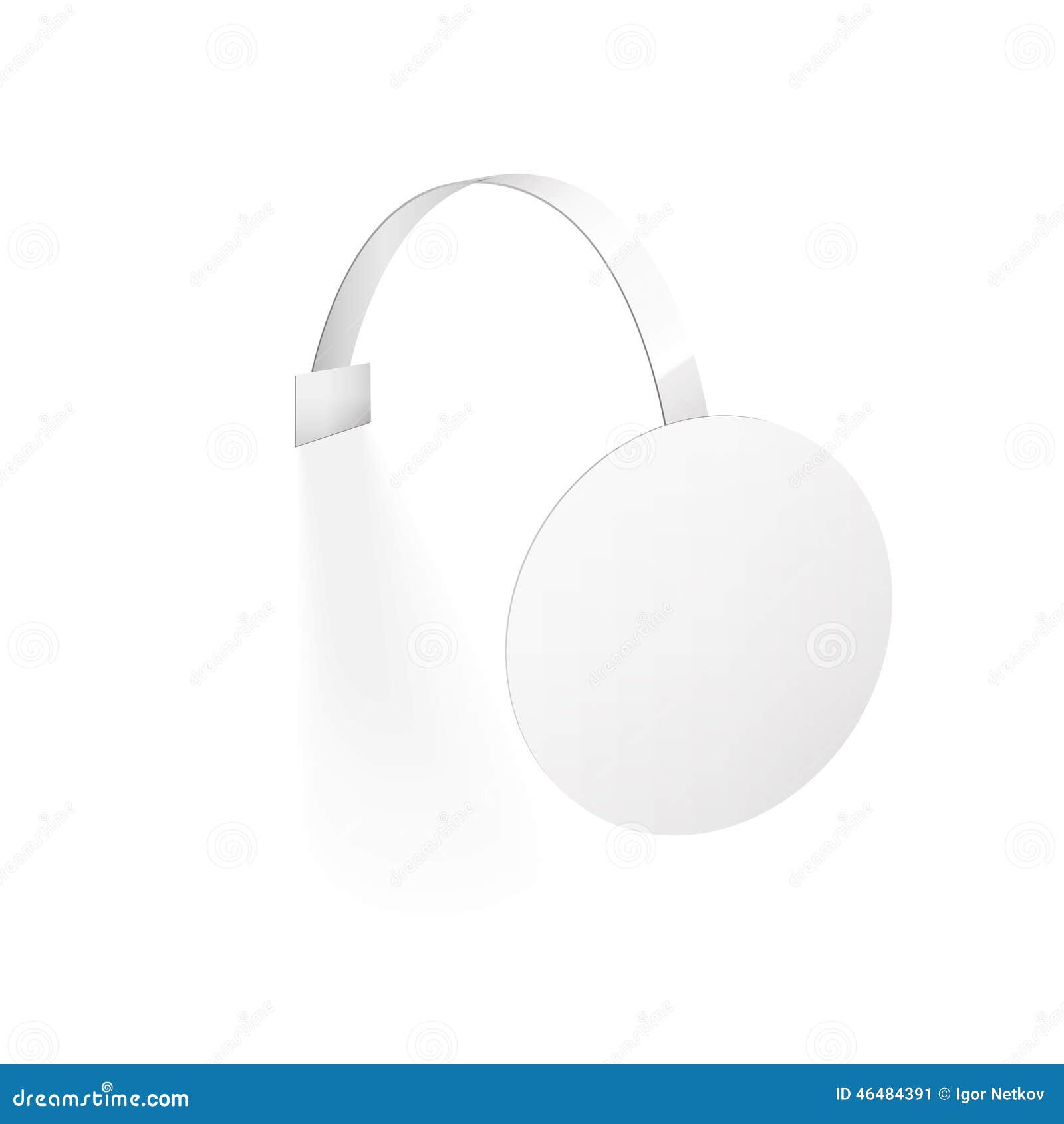 Vector Blank Wobbler stock vector. Illustration of banner - 46484391