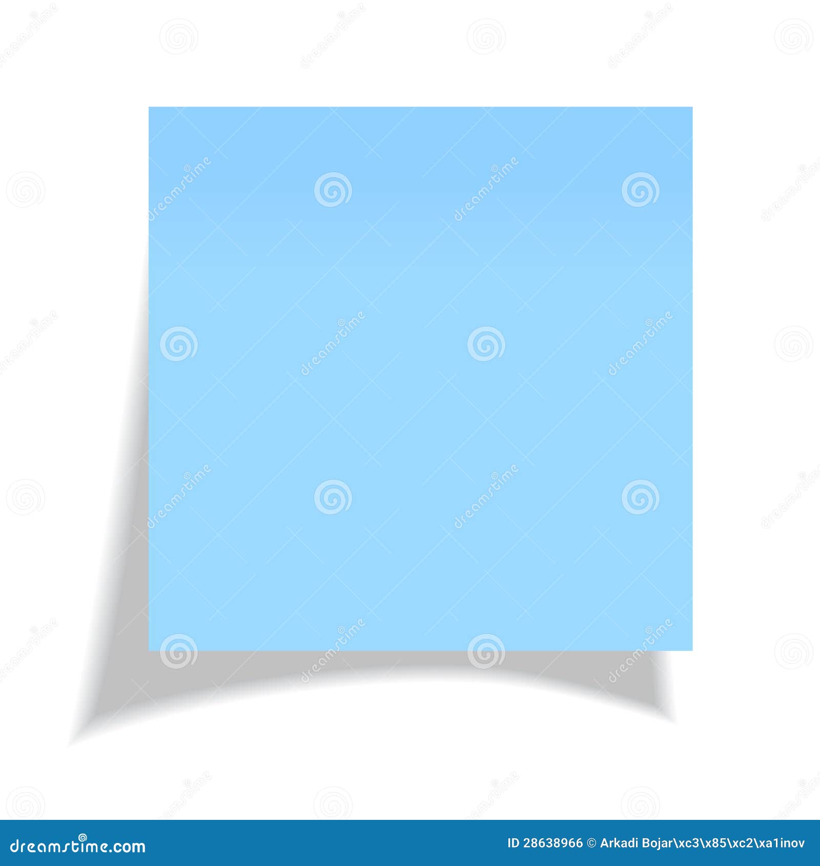 Vector blauwe sticker vector illustratie. Illustration of bericht ...