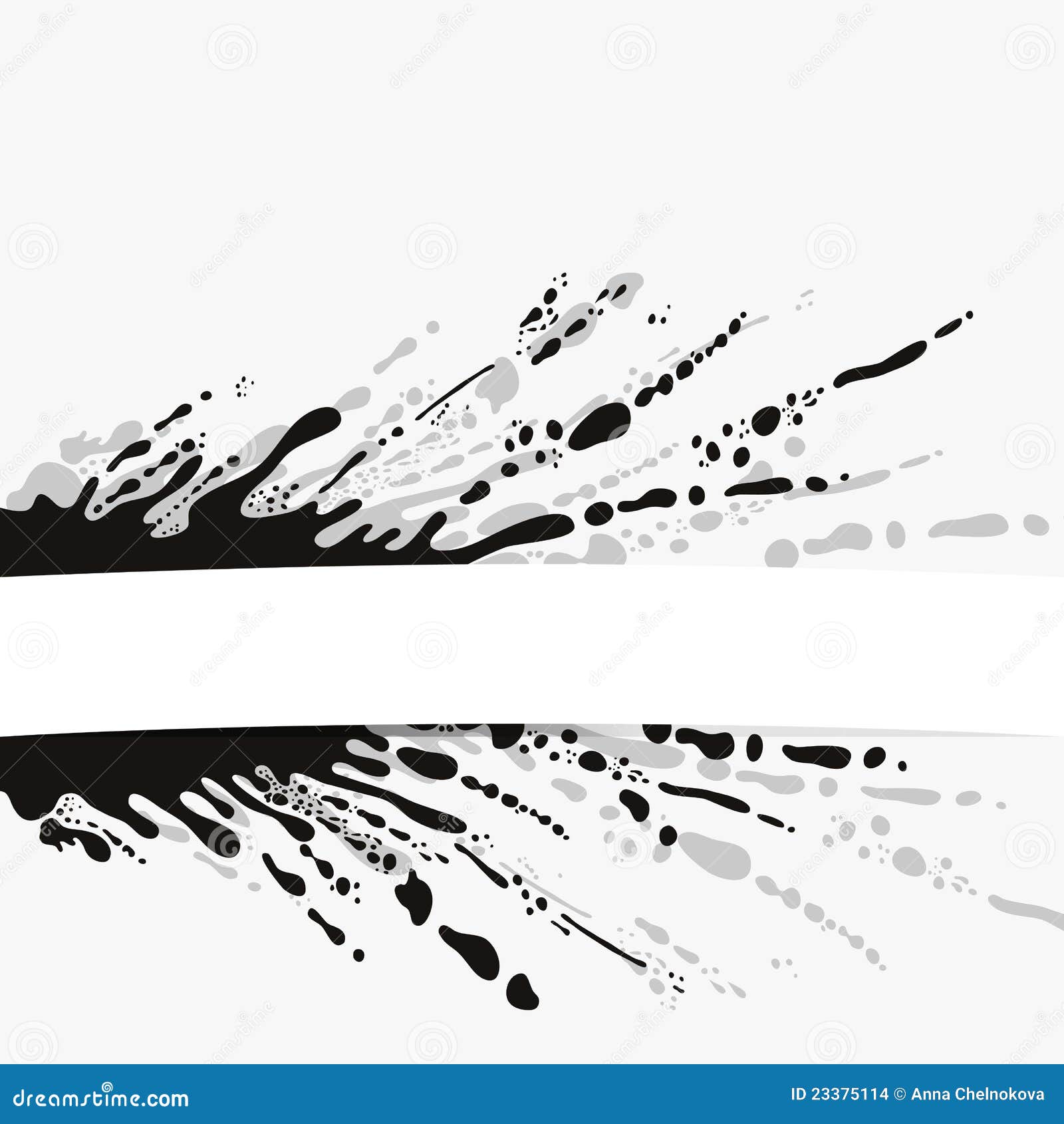 Vector blot. stock vector. Illustration of design, messy - 23375114