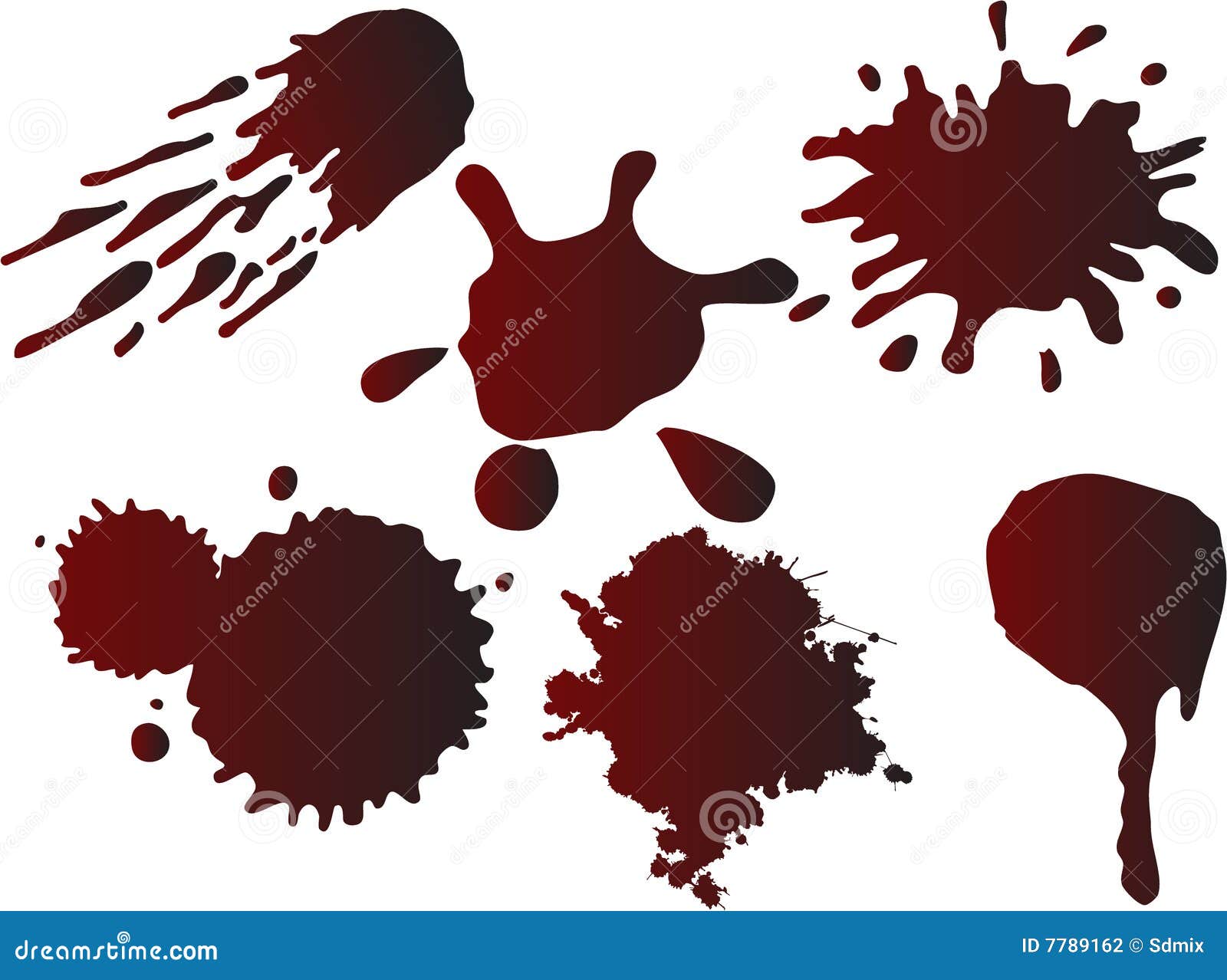 Vector Blot Of Ink Or Oil. Splattered Stain Of Paint, Splash, Drop ...