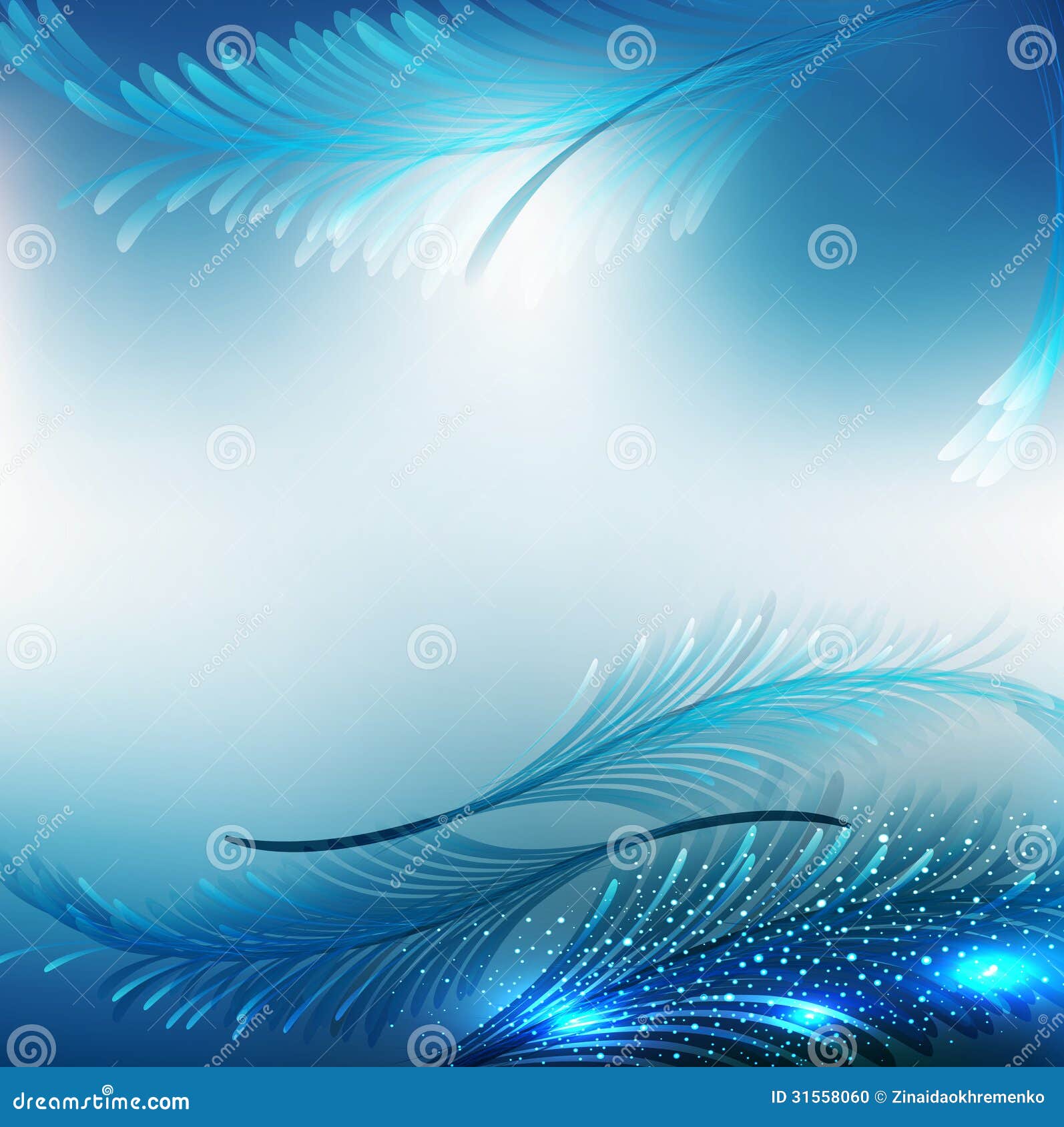 Vector Blue Abstract Festive Background Stock Vector - Illustration of ...