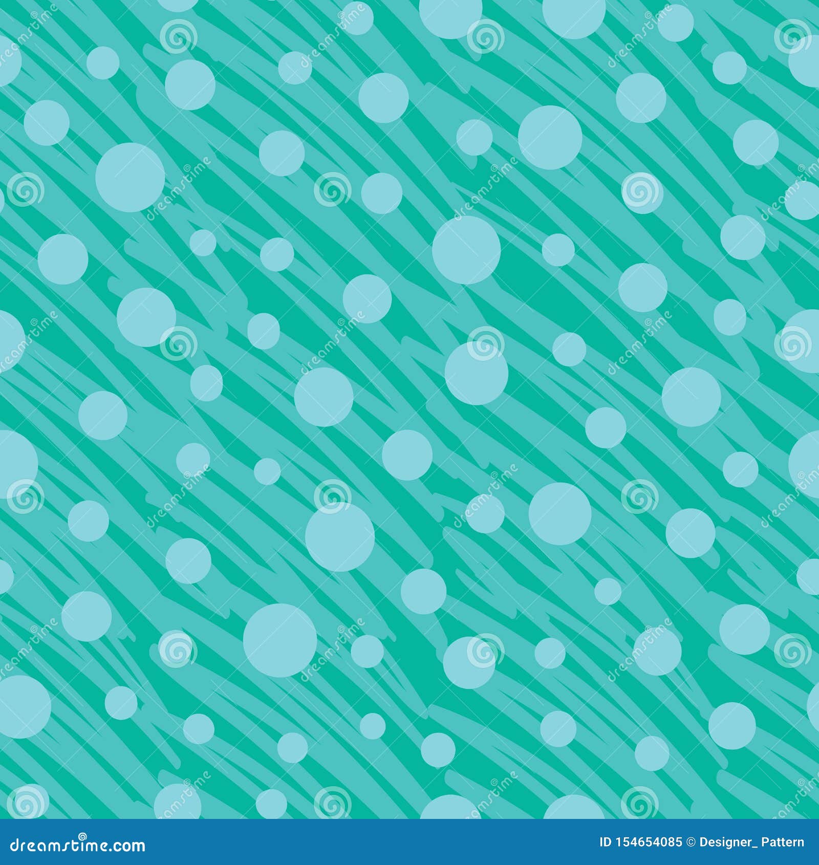 Vector Blue Abstract Scribble Lines with Polka Stock Vector ...