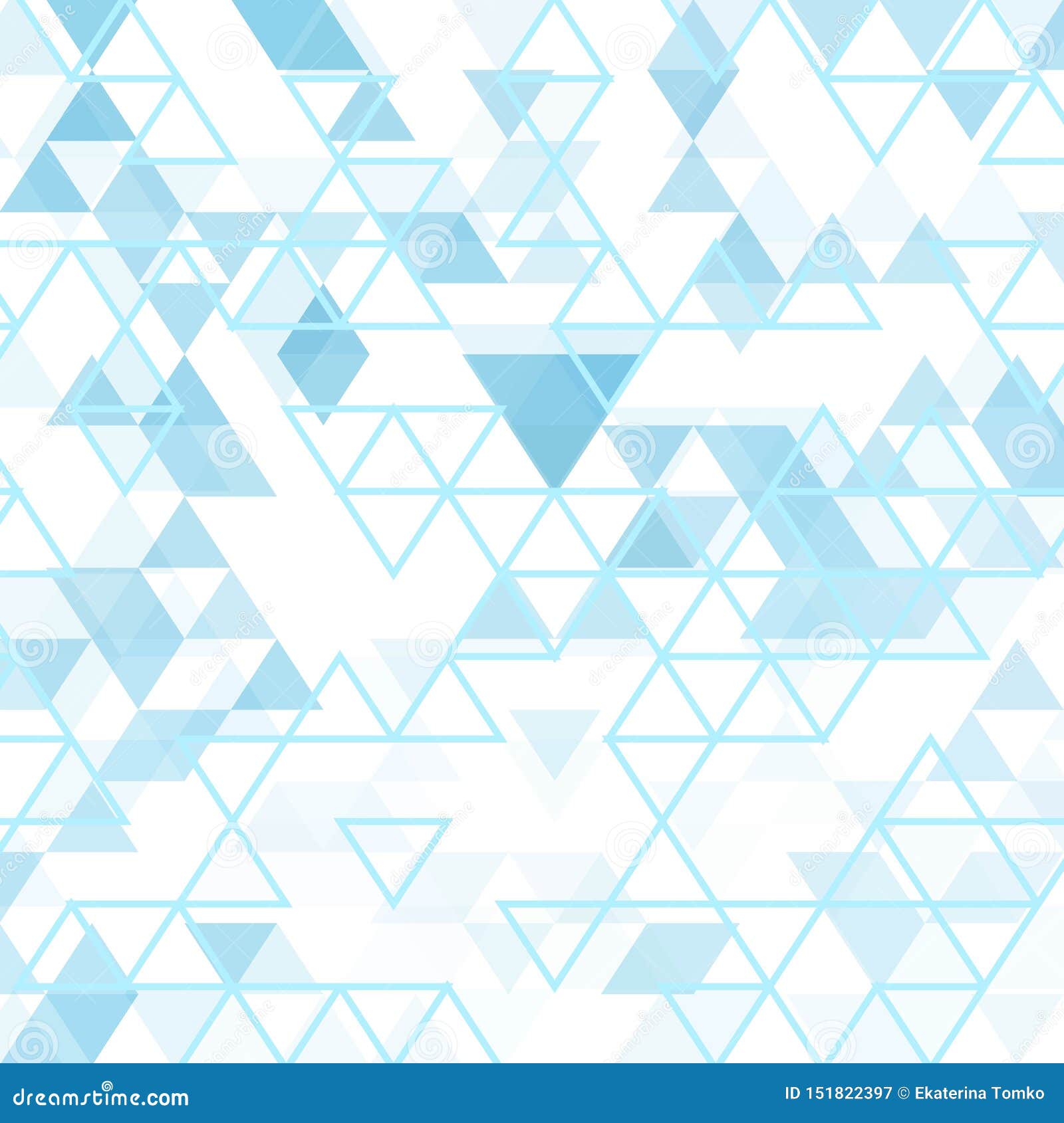 Vector Blue Abstract Triangle. Geometric Background. Eps 10 Stock ...