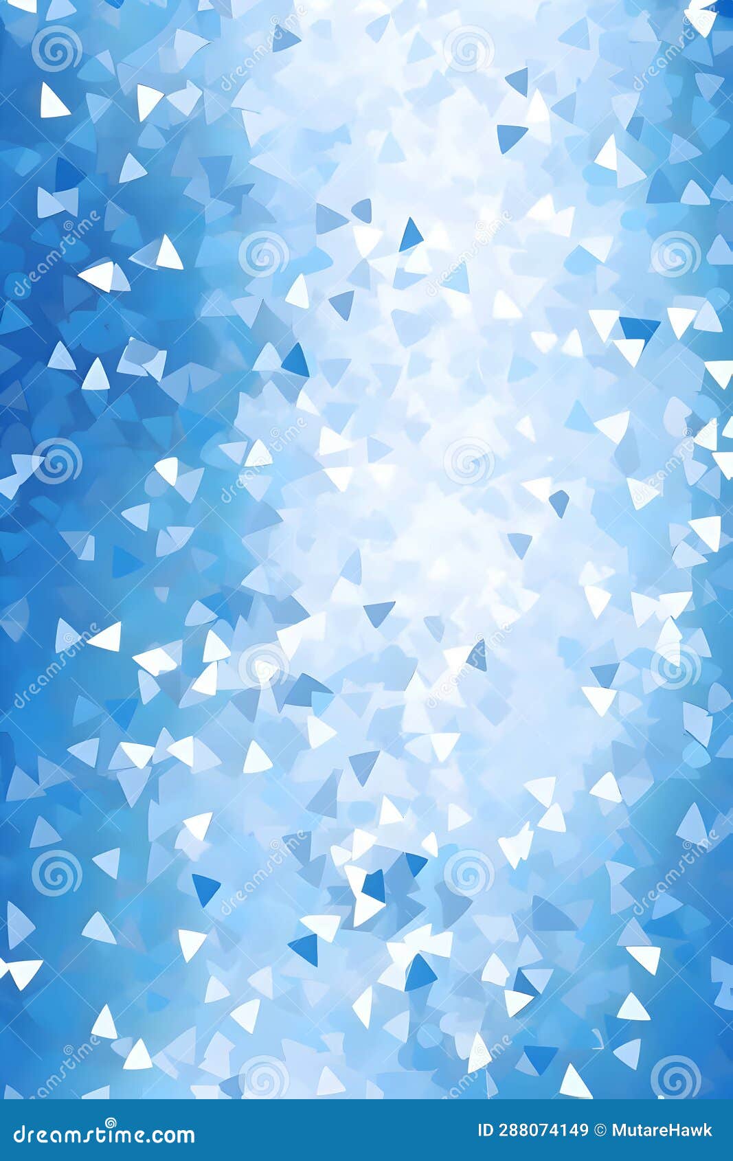 Vector Blue Background Ice Triangles As Abstract Background Wallpaper ...