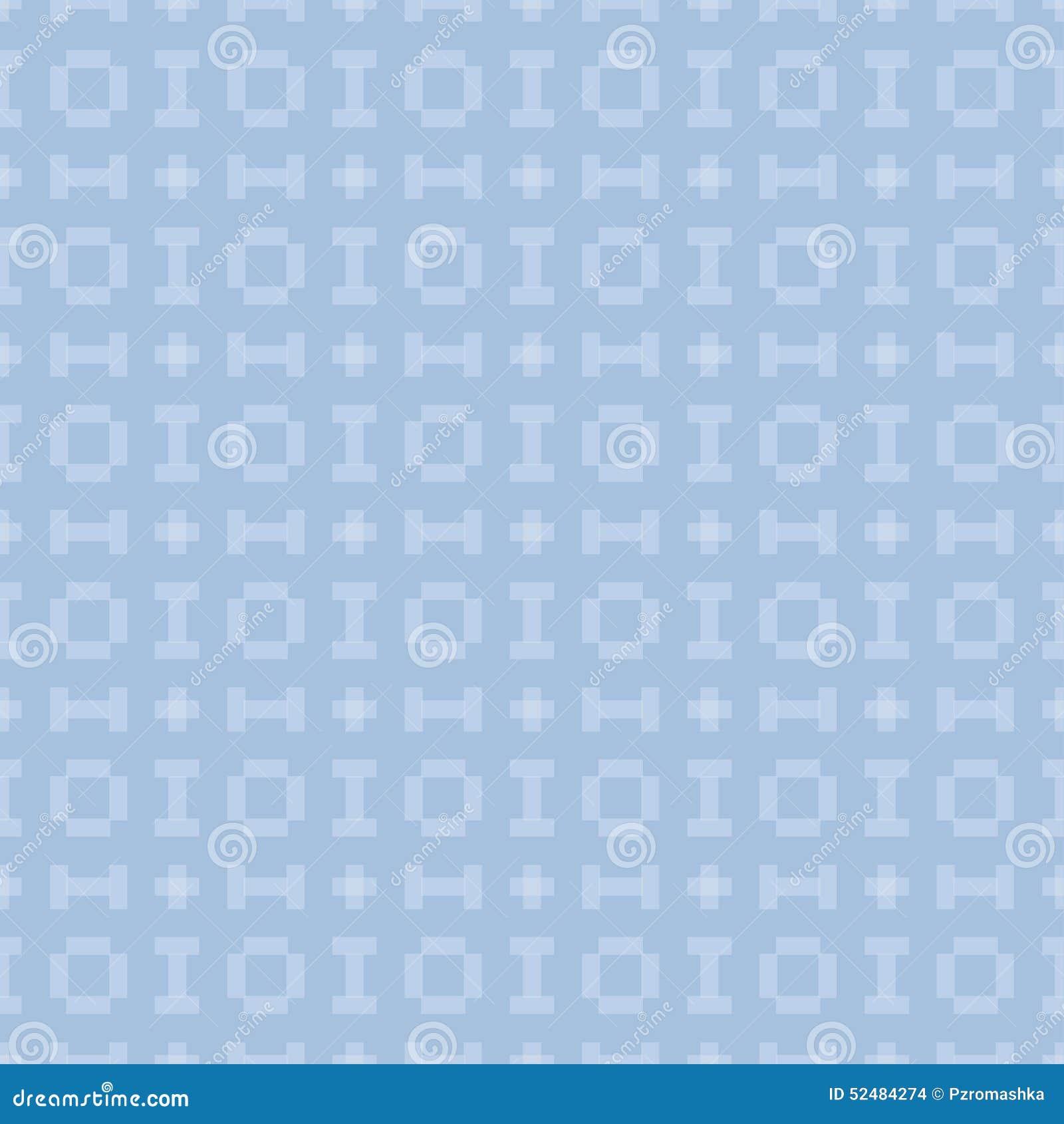 Vector Blue Background with Seamless Pattern Stock Vector ...