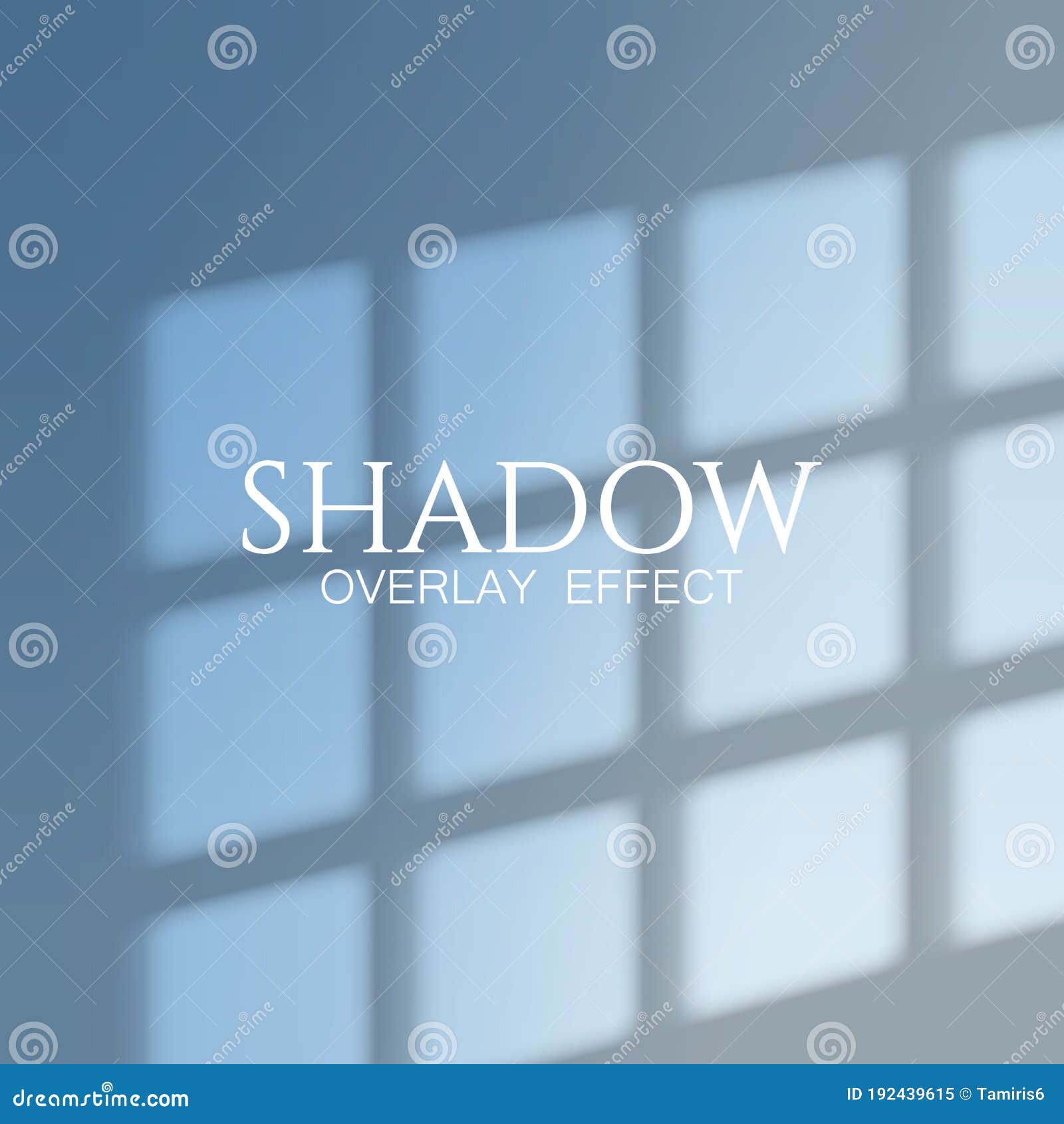 Vector Blue Background with Transparent Overlay Window Shadow ...
