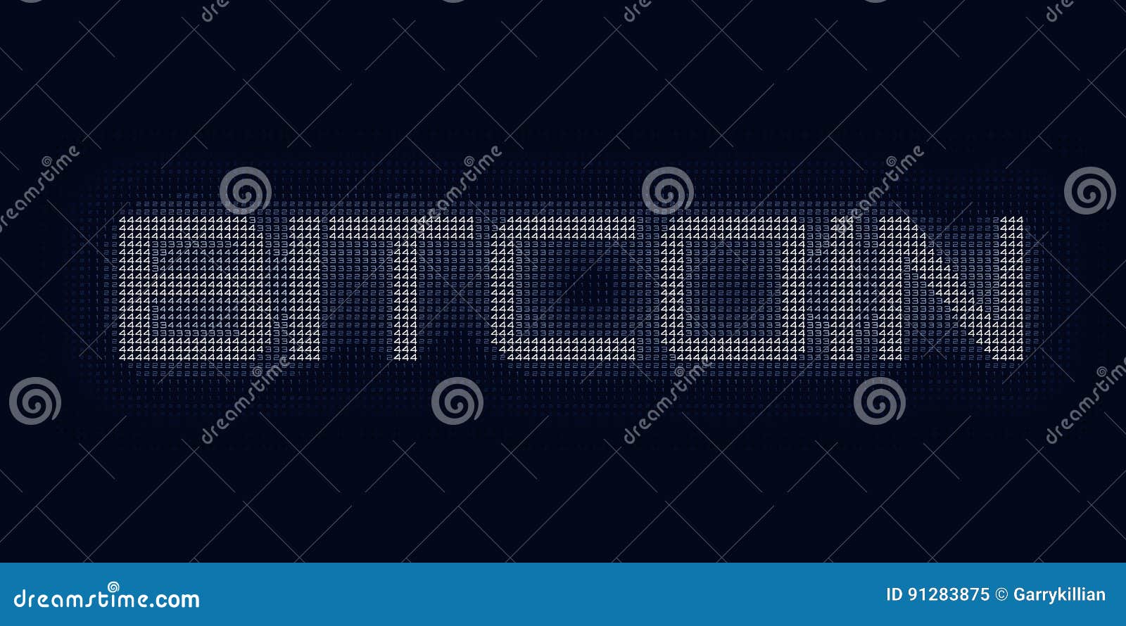 Vector Blue Bitcoin Word Constructed with Numbers. Bitcoin, Blockchain ...