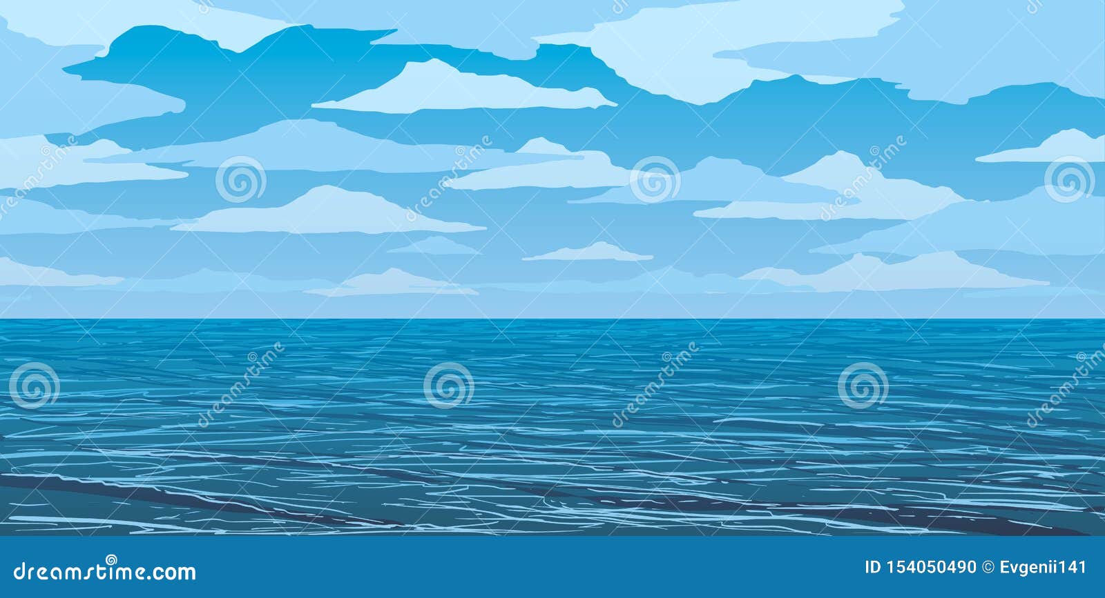 Blue calm ocean shore stock photo. Image of rest, beach - 154050490