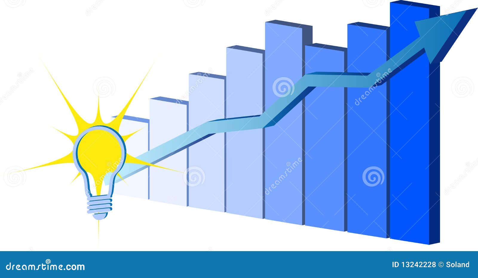 Blue Pie Chart And Bar Graph Business Diagrams On Numbers Spreadsheet ...
