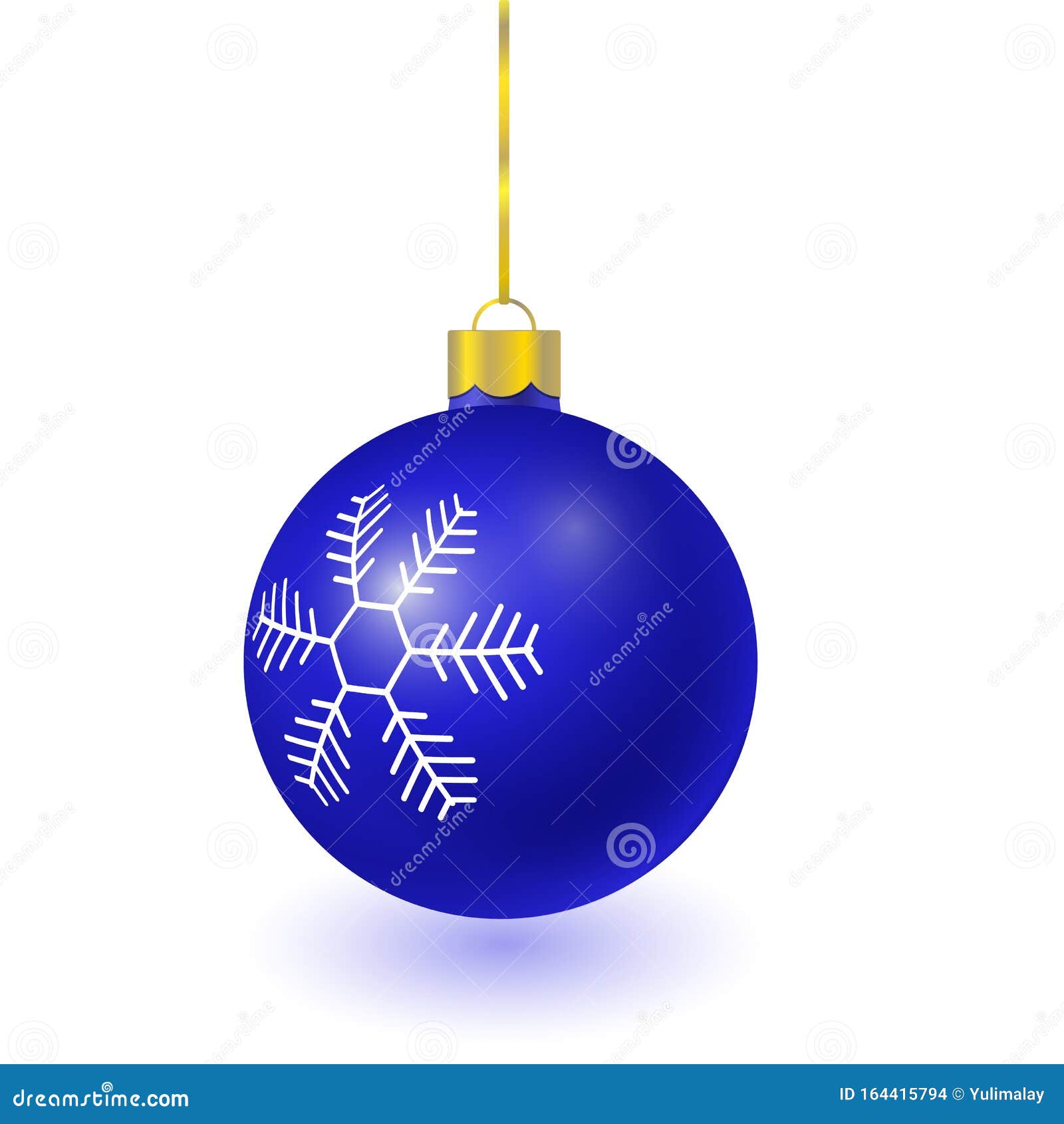 Vector Blue Christmas Tree Ball with Snowflake Pattern Stock Vector ... Vector Blue Christmas Tree Ball with Snowflake Pattern Stock Vector ...
