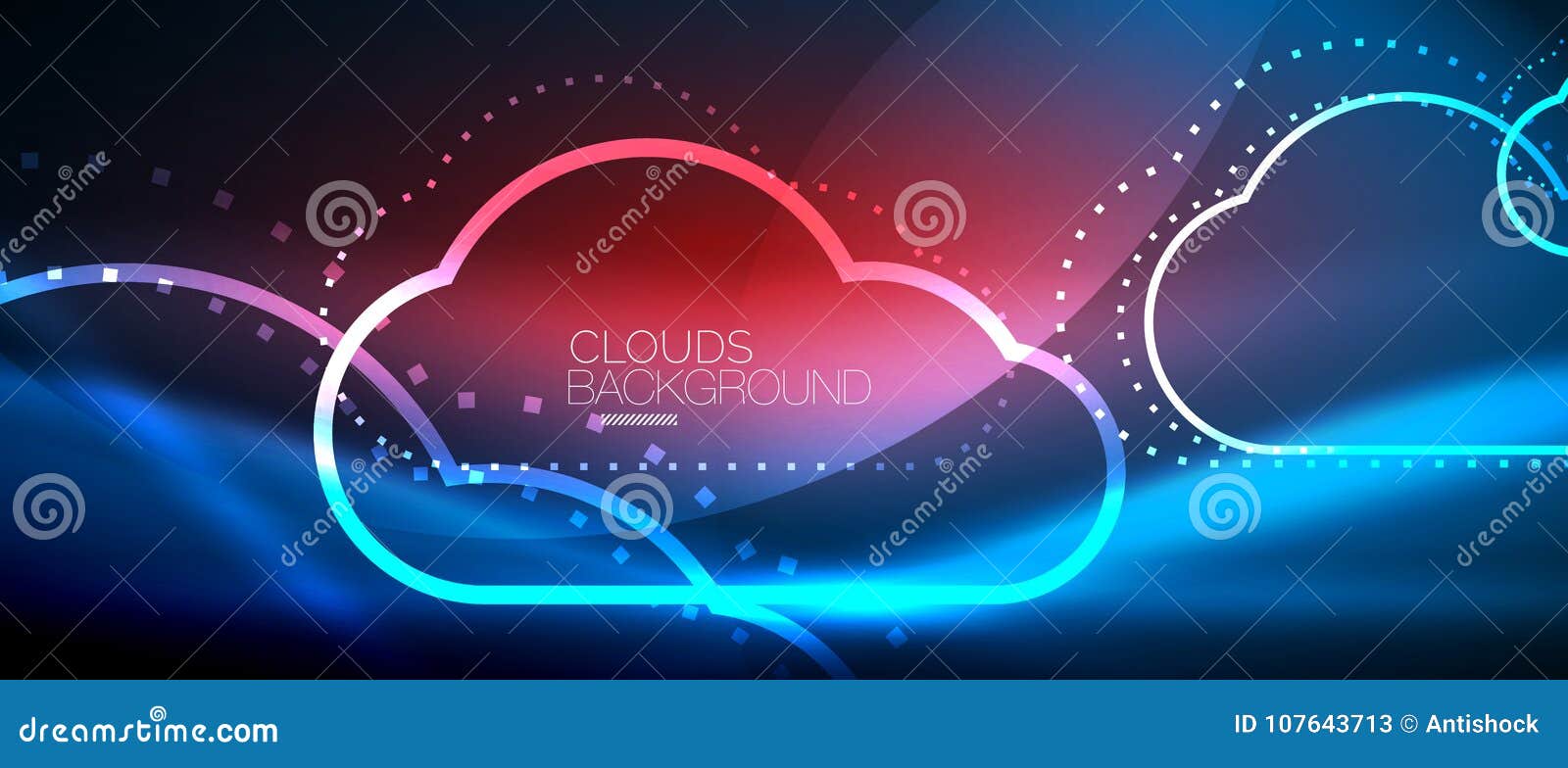 Vector Cloud Computing, Storage Concept Stock Vector - Illustration of icon, contacts: 107643713