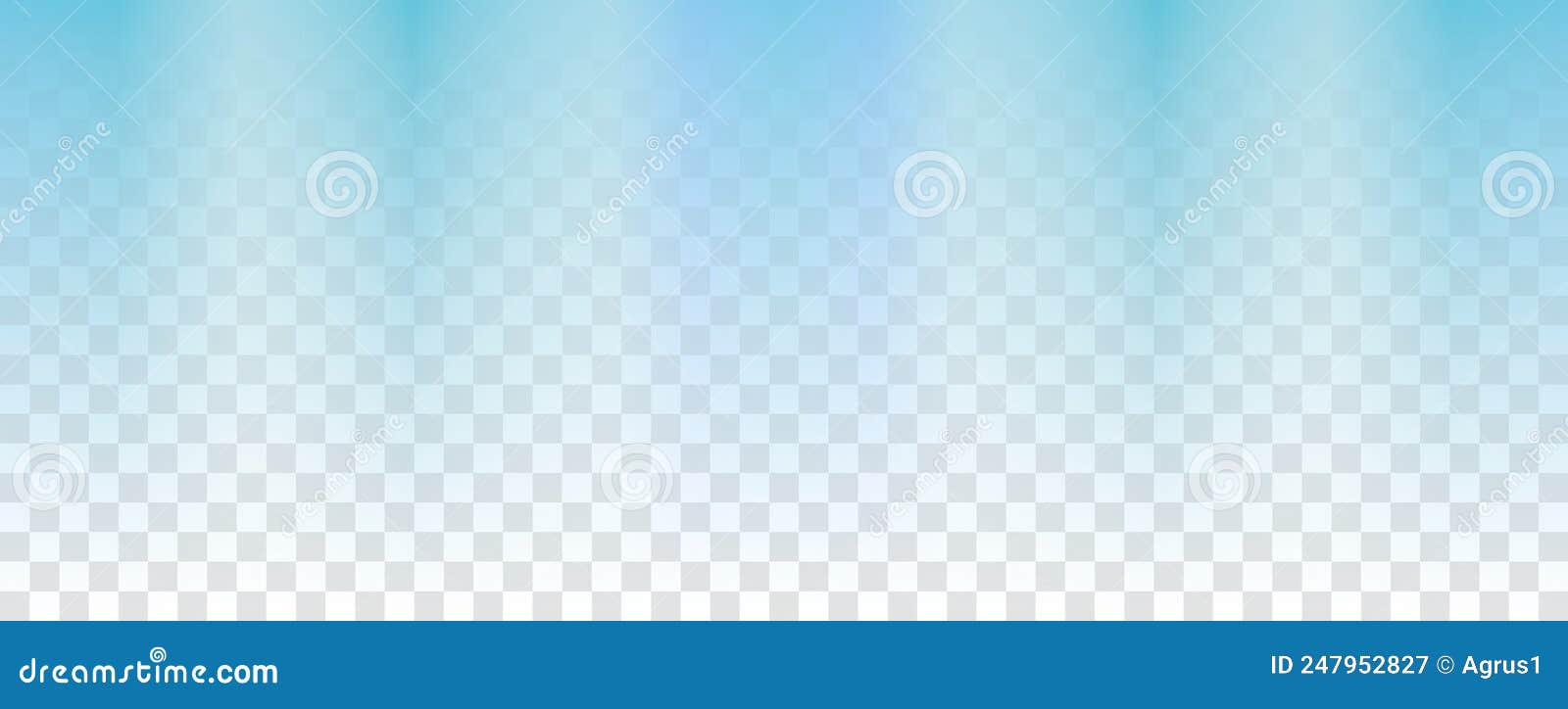 Vector Blue Colored Gradient Background on Transparent Background Stock ...