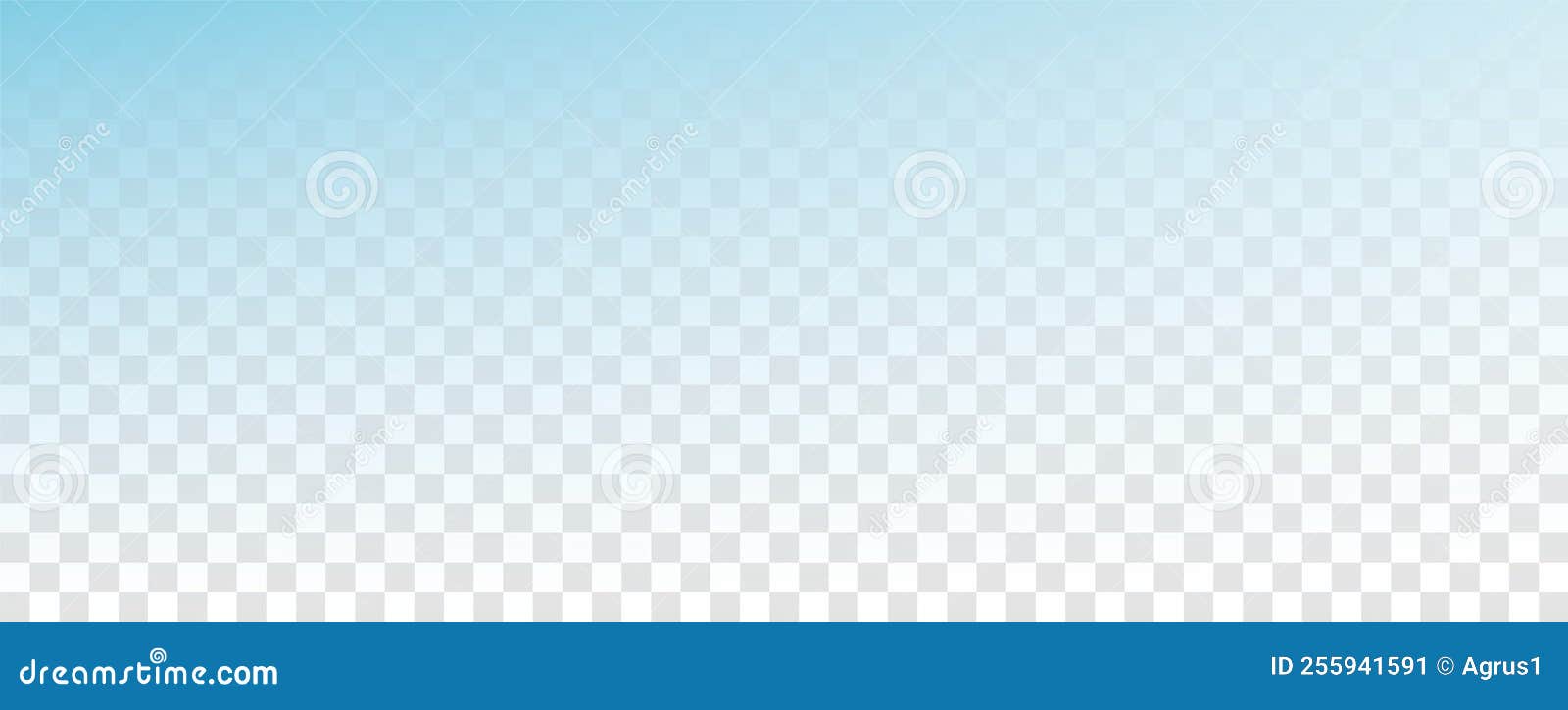 Vector Blue Colored Gradient Background on Transparent Background Stock ...