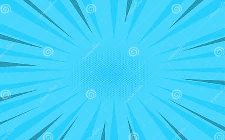 Vector Blue Comic Style Background Stock Vector - Illustration of blue ...