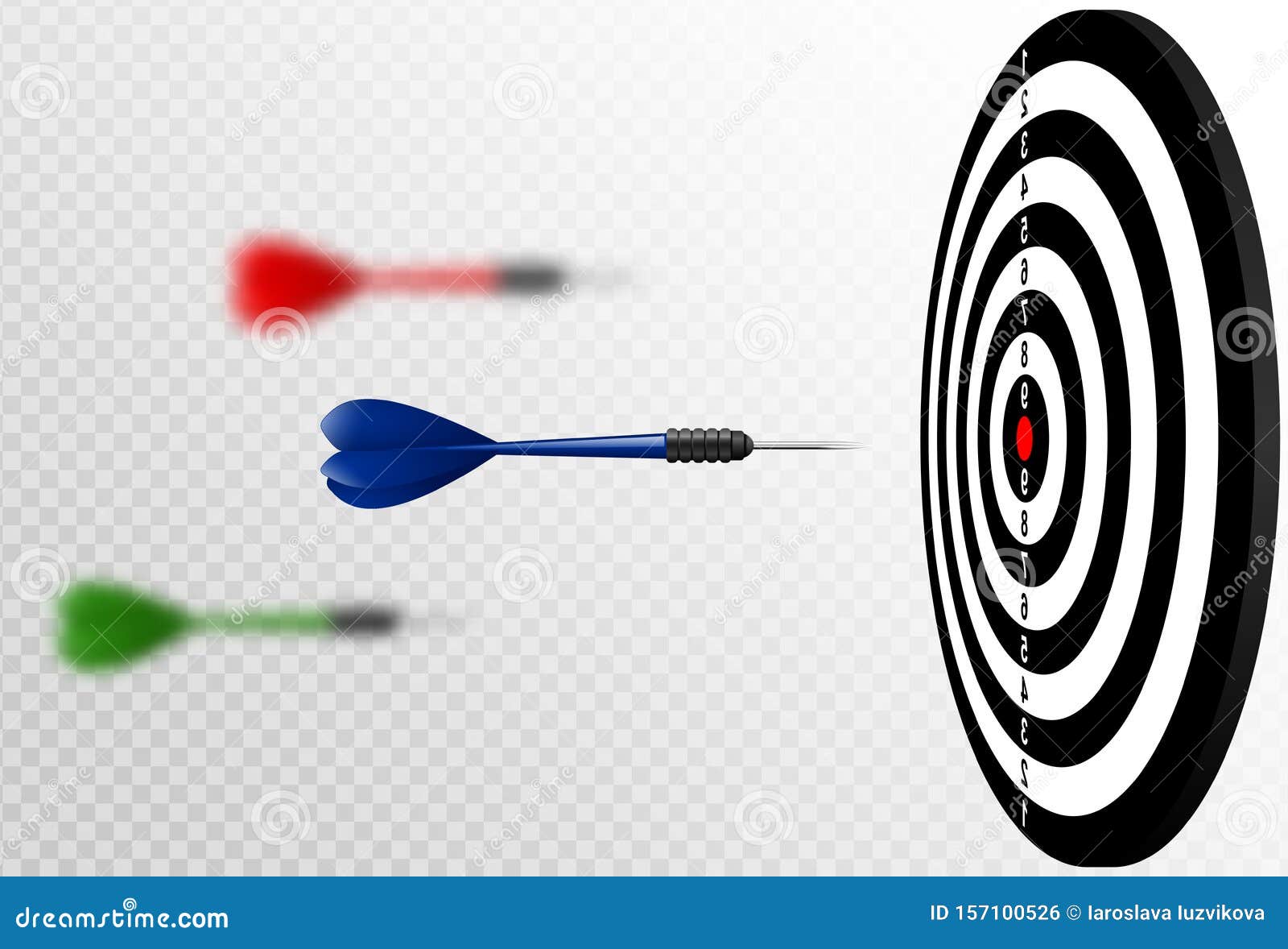Vector Blue Dart Arrows Flying To Target Dartboard. Metaphor To Target ... Vector Blue Dart Arrows Flying To Target Dartboard. Metaphor To Target ...