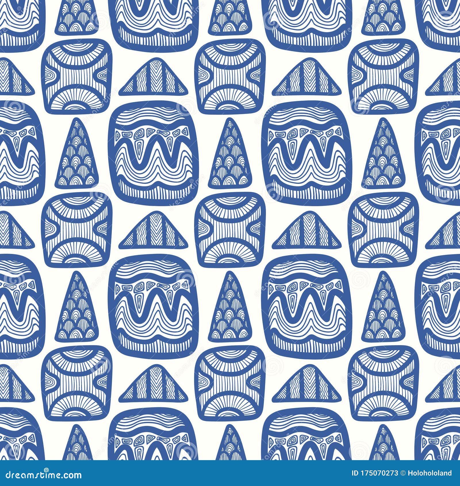 Multi-Square Pattern Design With Pattern Swatch Tile Cartoon Vector ...