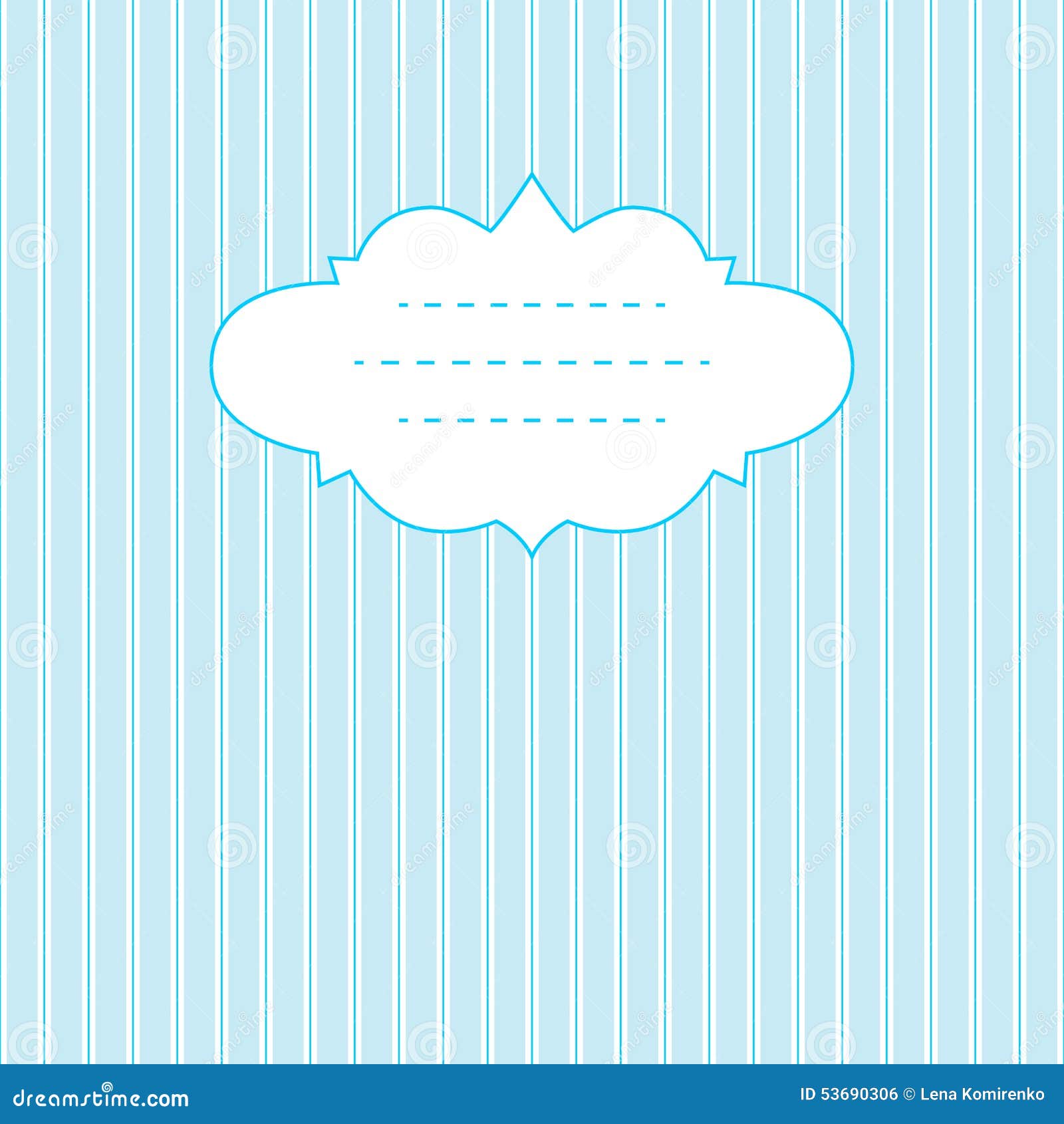 Vector blue frame stock vector. Illustration of banner - 53690306