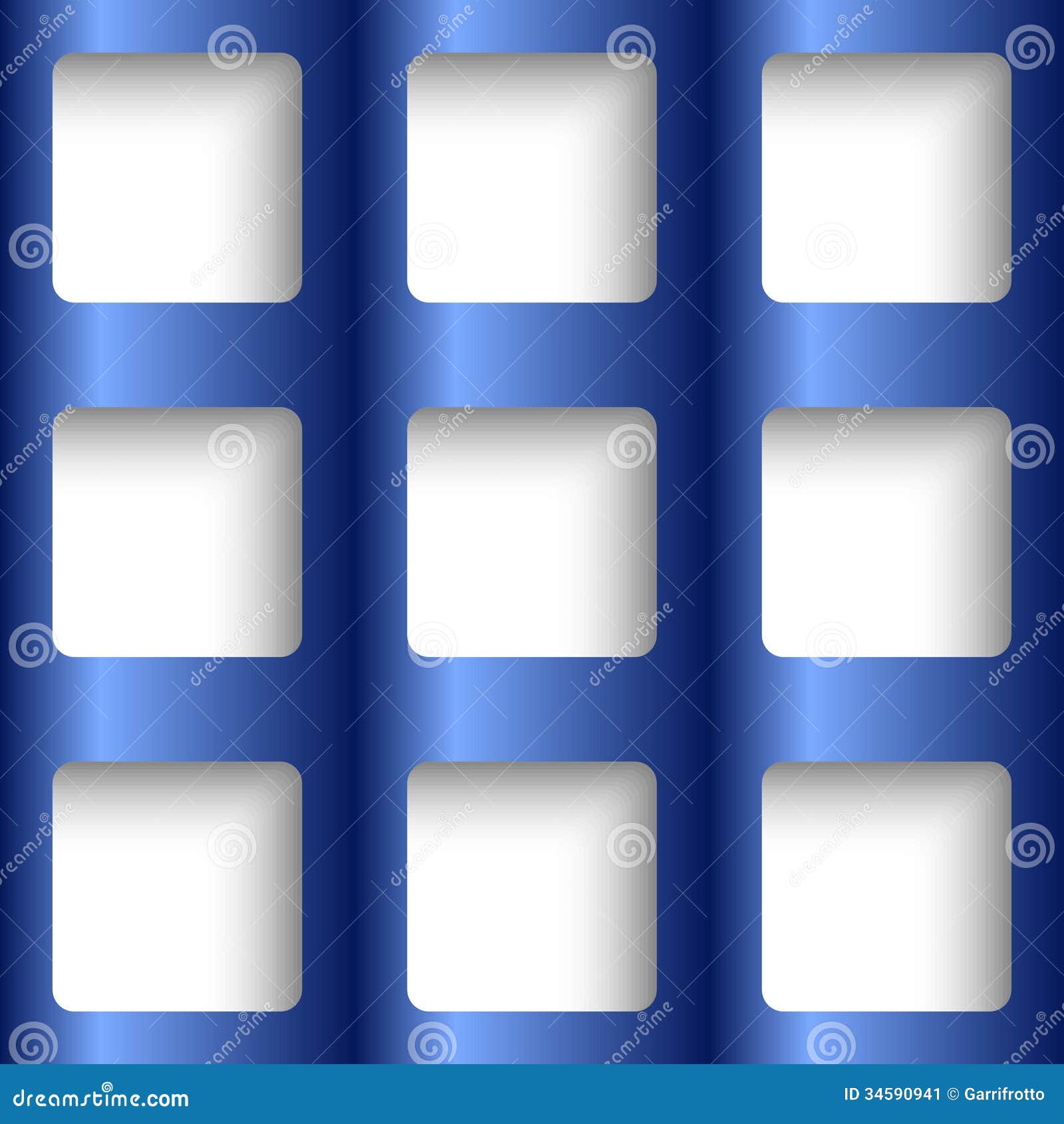 Vector blue frames stock vector. Illustration of concept - 34590941