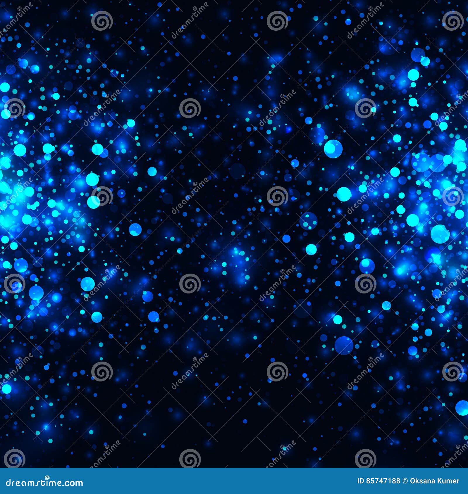 Vector Blue Glowing Light Glitter Background Stock Vector ...